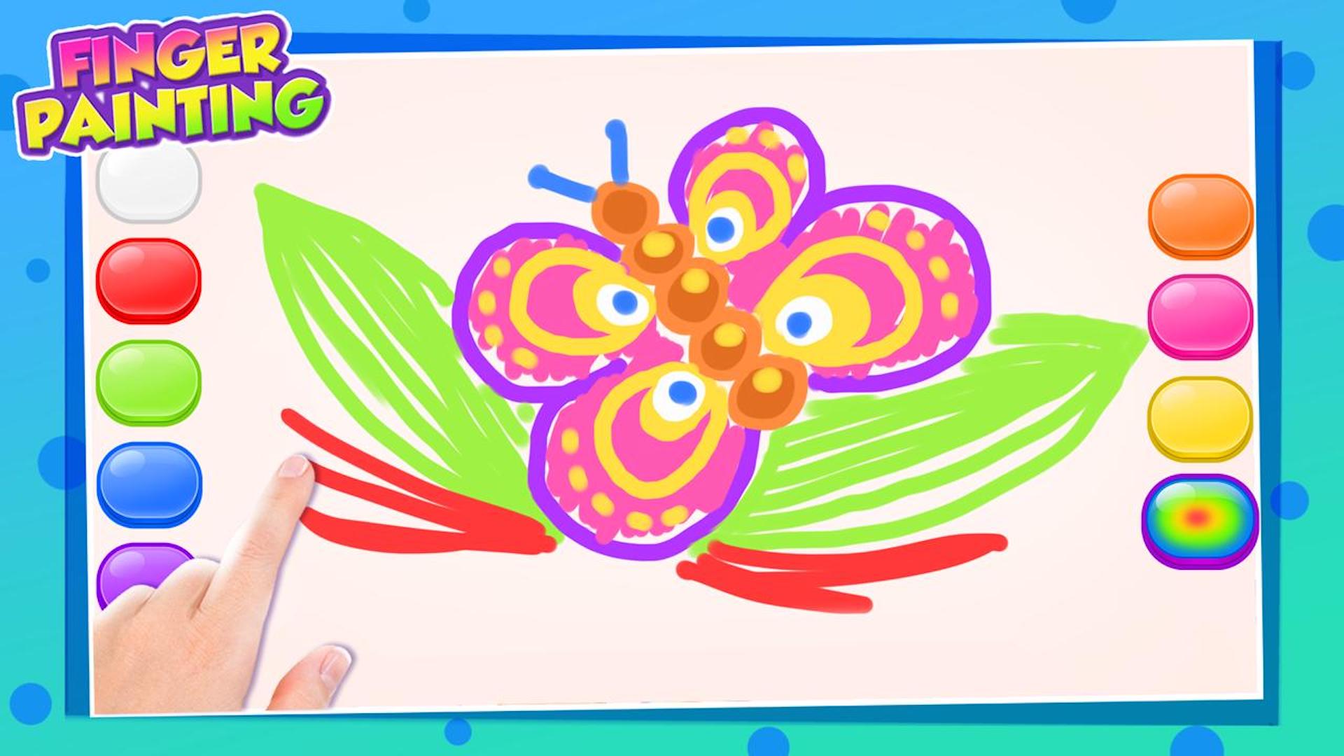 Finger Painting Drawing Apps - Coloring Book for Kids Fun and ...