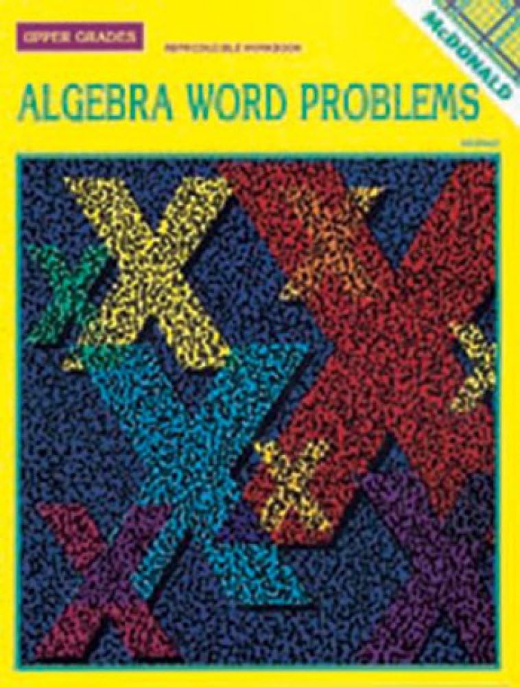 Amazon.com: ALGEBRA WORD PROBLEMS for Upper Grades 6-9 (Reproducible ...