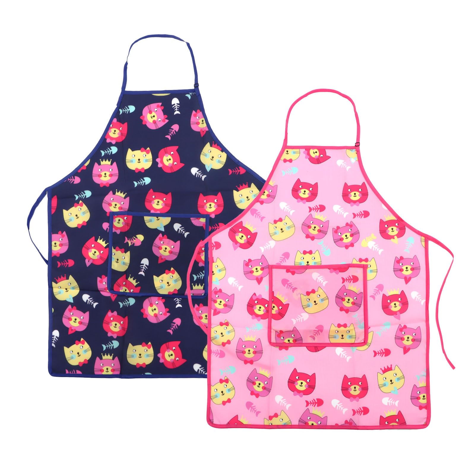 Amazon.com: Casoty 2 Pack Kids Aprons, Waterproof Children Art Smock ...