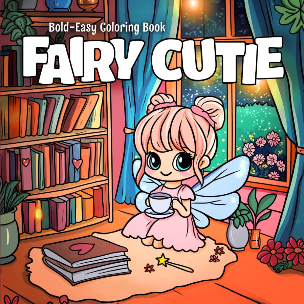 Amazon.com: Fairy Cutie: Coloring Book for Adults and Teens Featuring ...