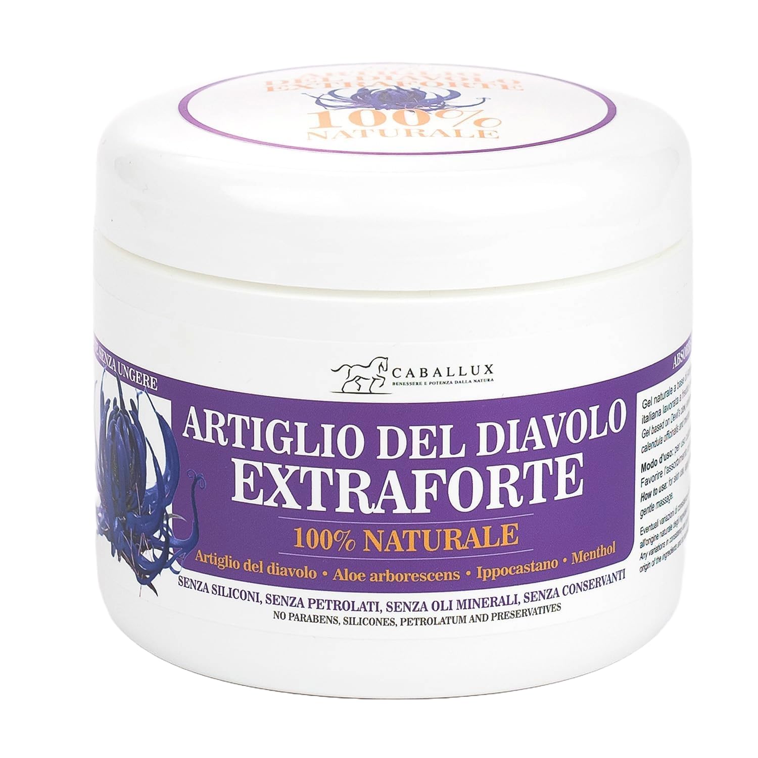 Amazon.com: CABALLUX Devil's Claw Strong Gel 100% Natural - Enriched ...