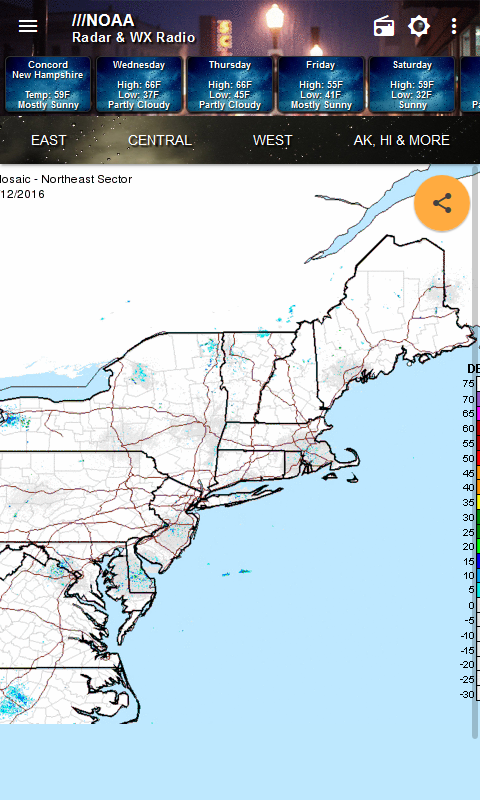 NOAA Radar & WX Radio:Amazon.co.jp:Appstore for Android