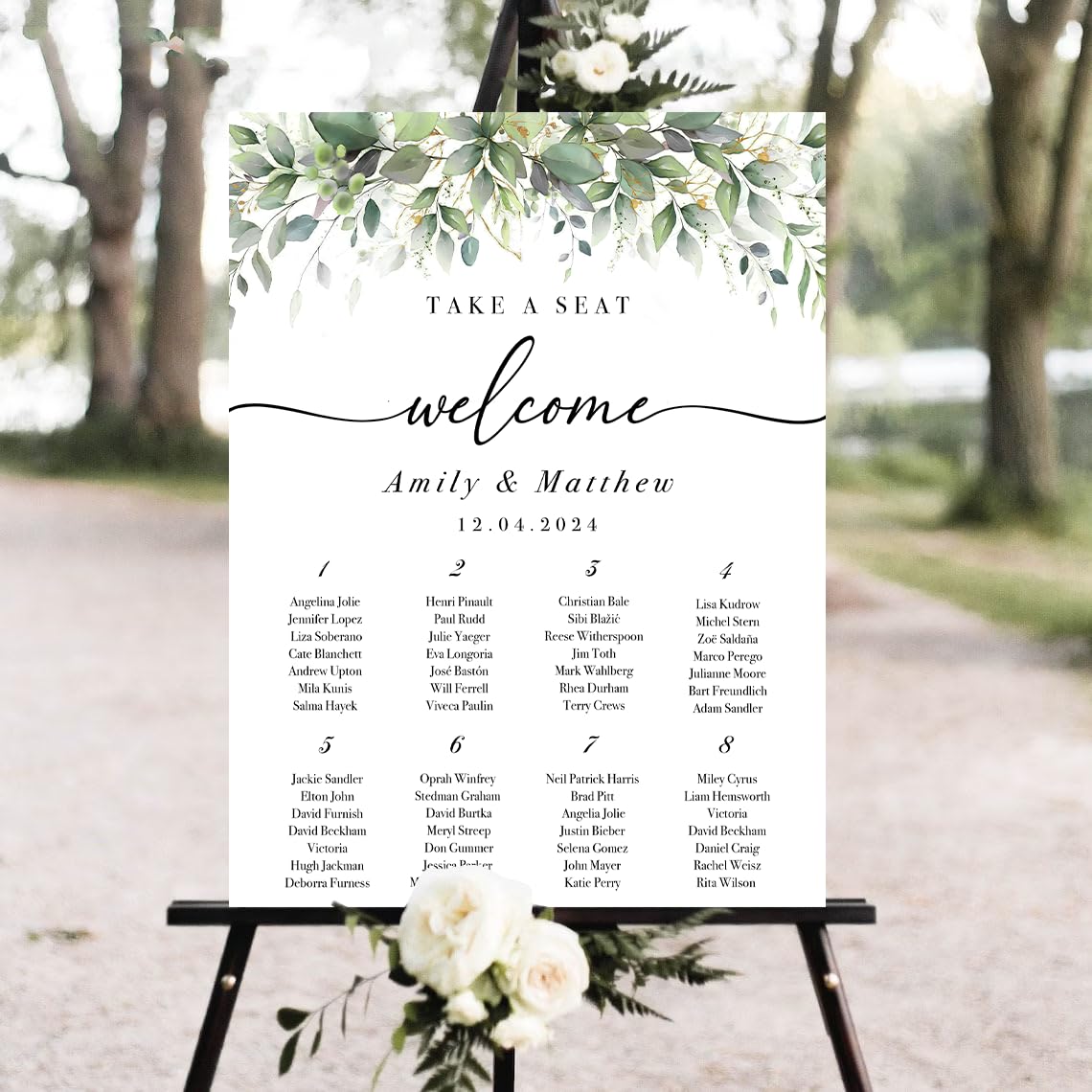 Printable Seating Chart Wedding Love Is' Wedding Seating Chart