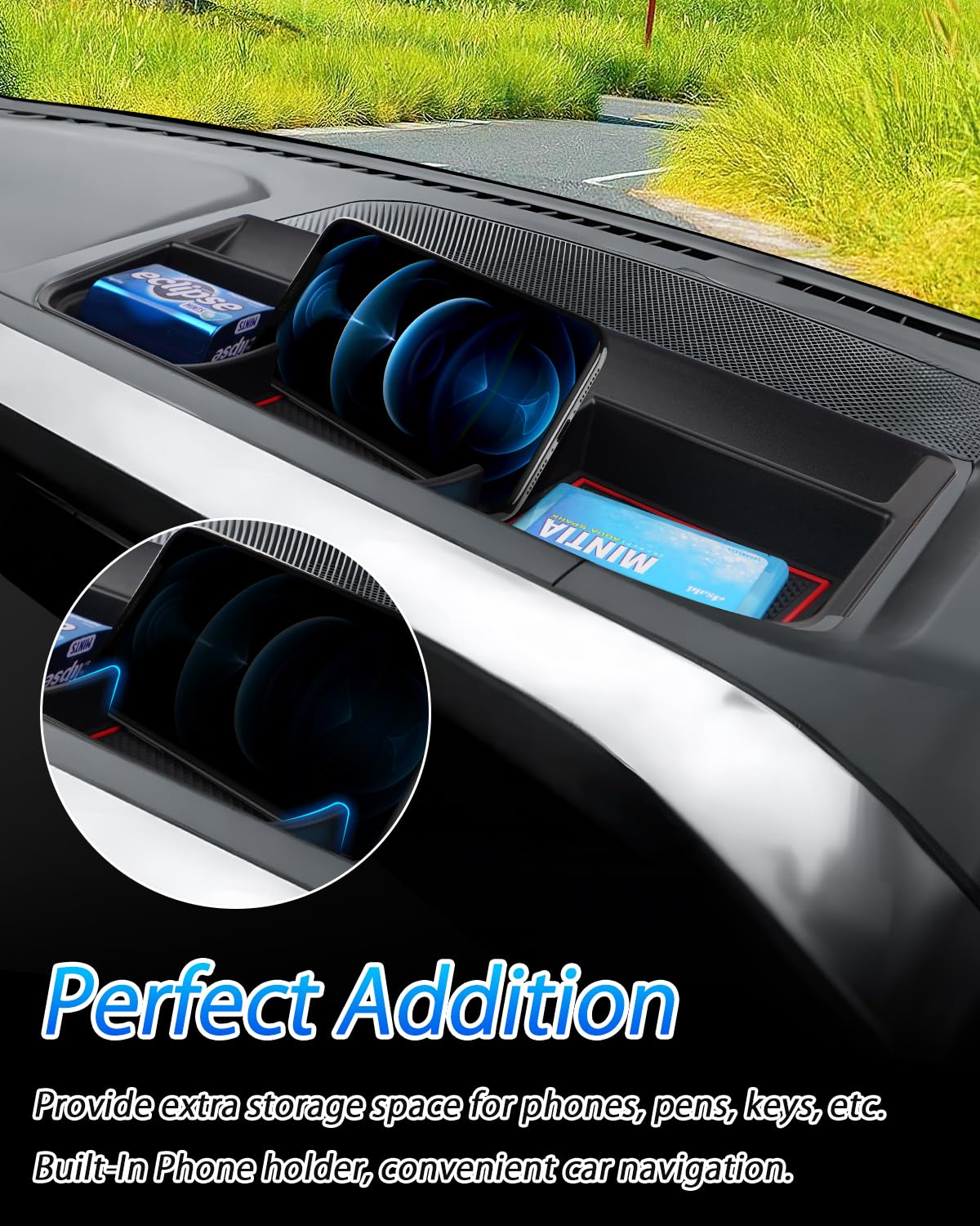 Snapklik.com : Karltys 2PCS F-150 Center Console Organizer And Dash ...