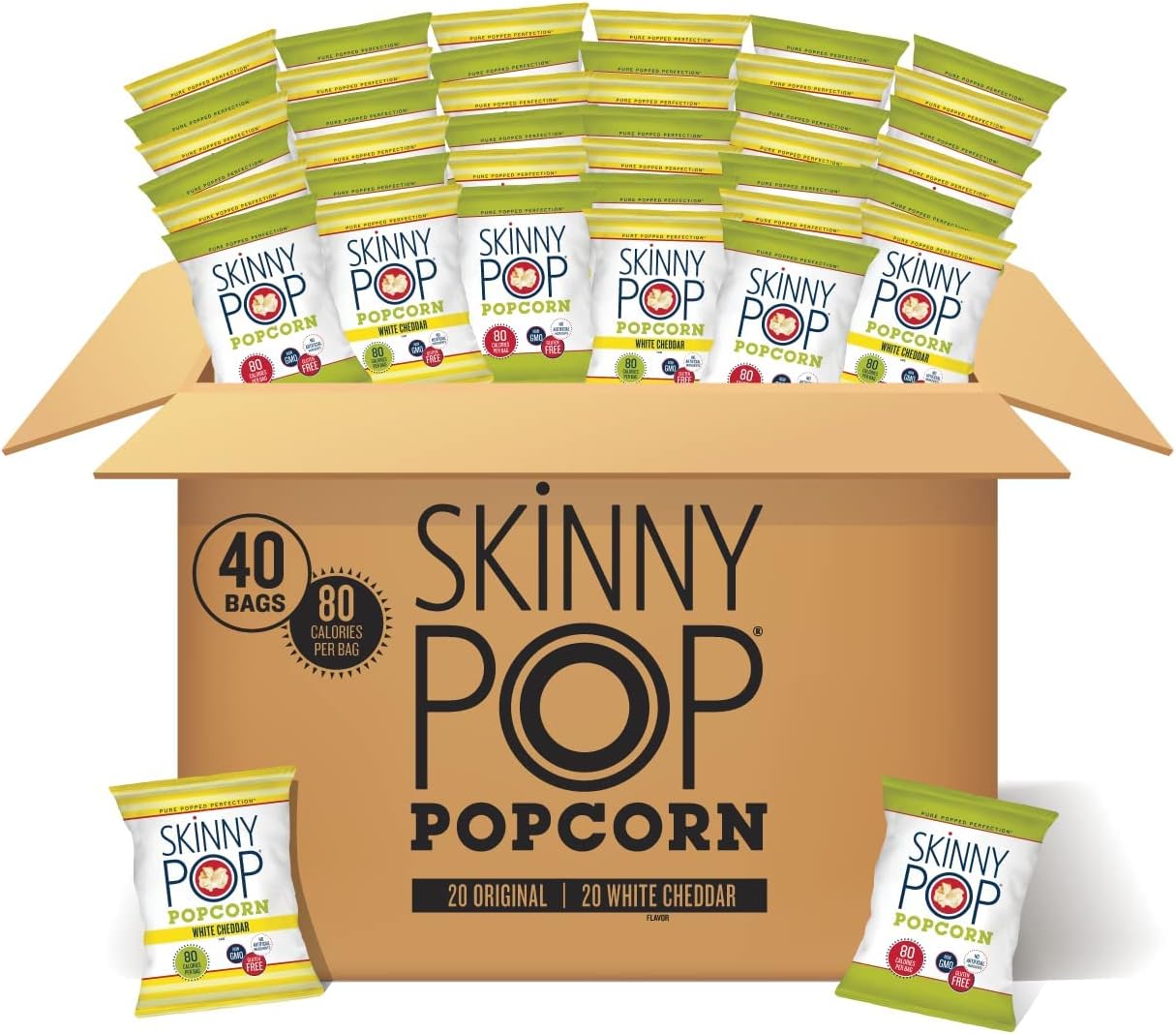 Amazon.com: Smartfood Popcorn, Variety Pack, 0.5 Ounce (Pack of 40)