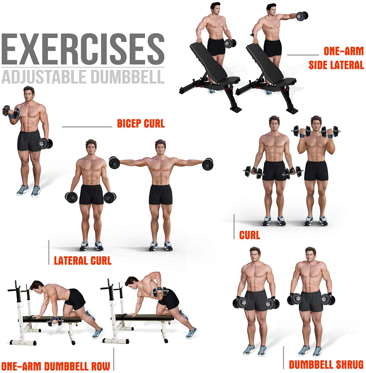 Buy RV Adjustable Dumbbells , Dumbbells Set , Iron Dumbbells , Iron ...