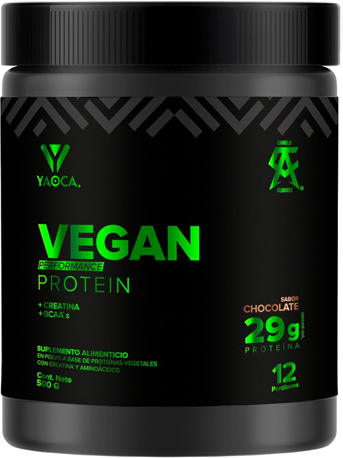 YAOCA proteína vegetal en polvo 500g | 12 servicios | Suplemento ...