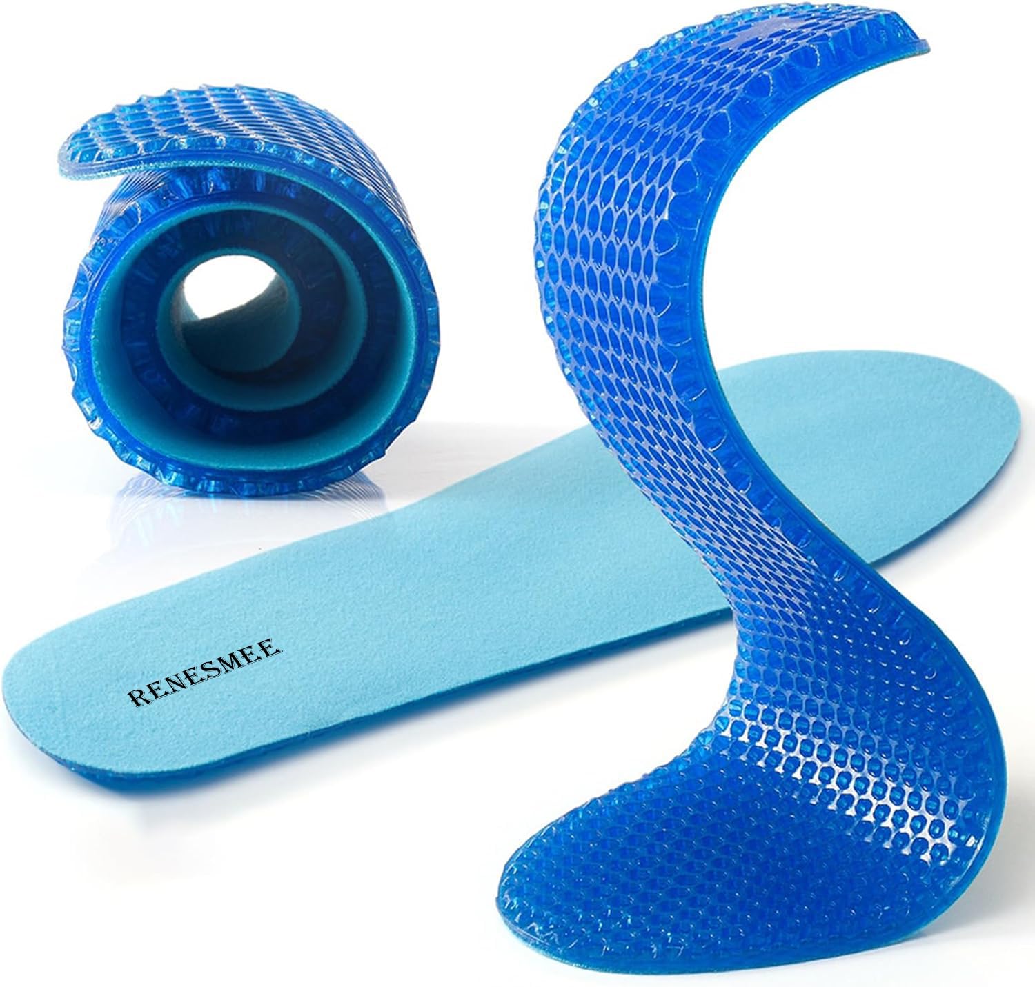 Buy RENESMEE Silicone Gel Reusable Honeycomb Full Length Non Slip ...