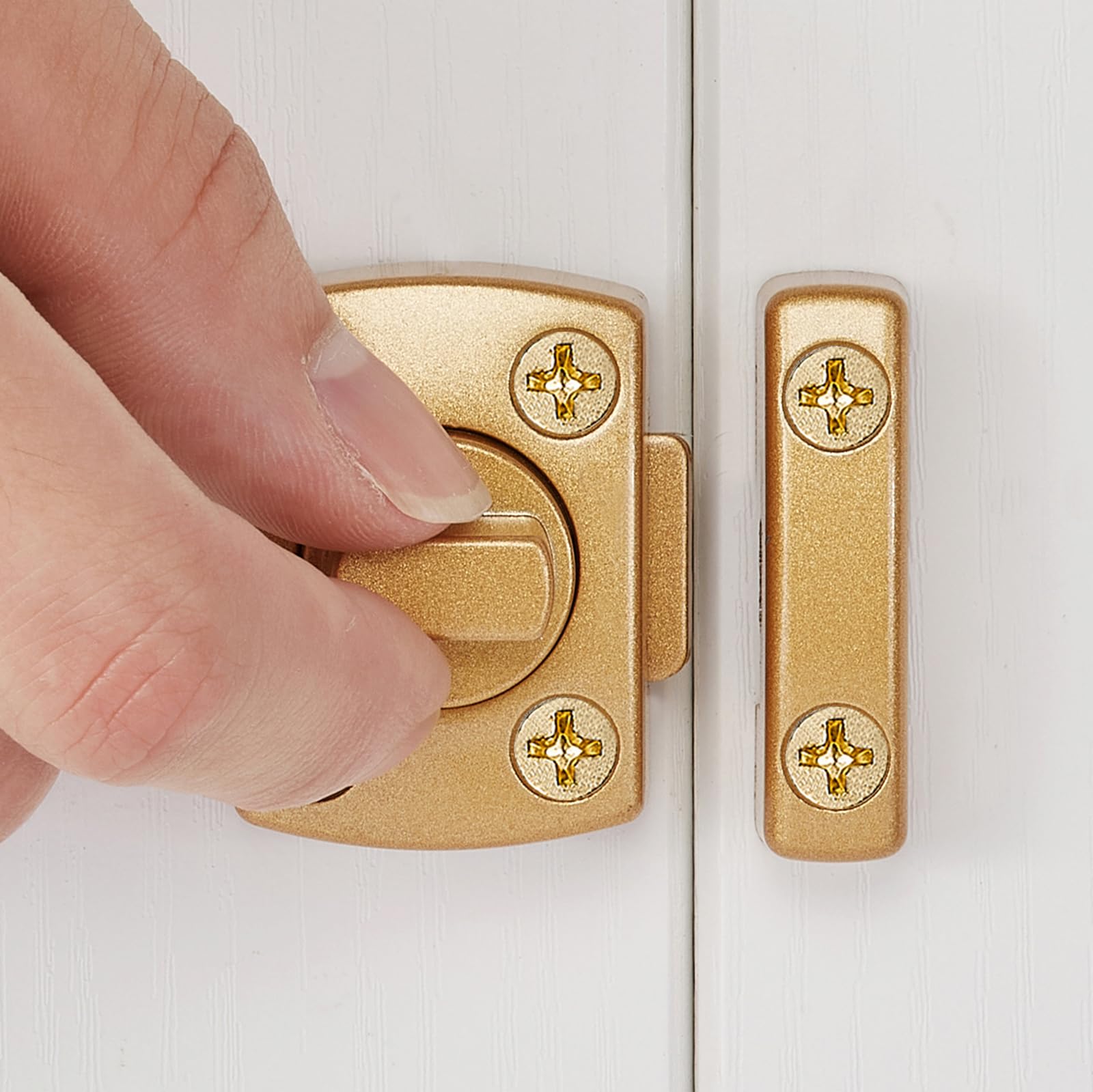 Snapklik.com : INIRET 2 Packs Rotate Bolt Latch Gate Latches Safety ...