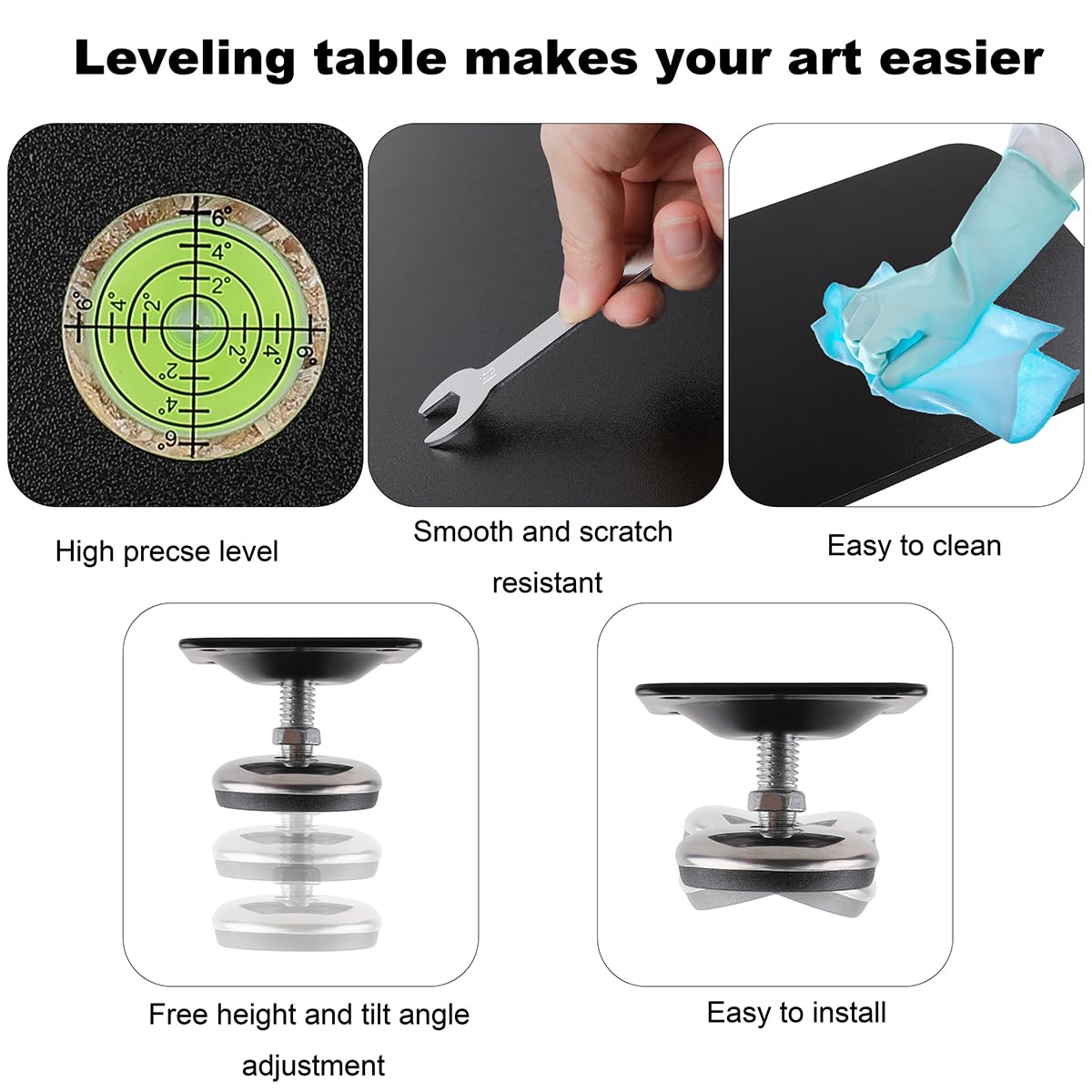 Snapklik.com : Leveling Table For Epoxy Resin And Art Creative Work16x ...