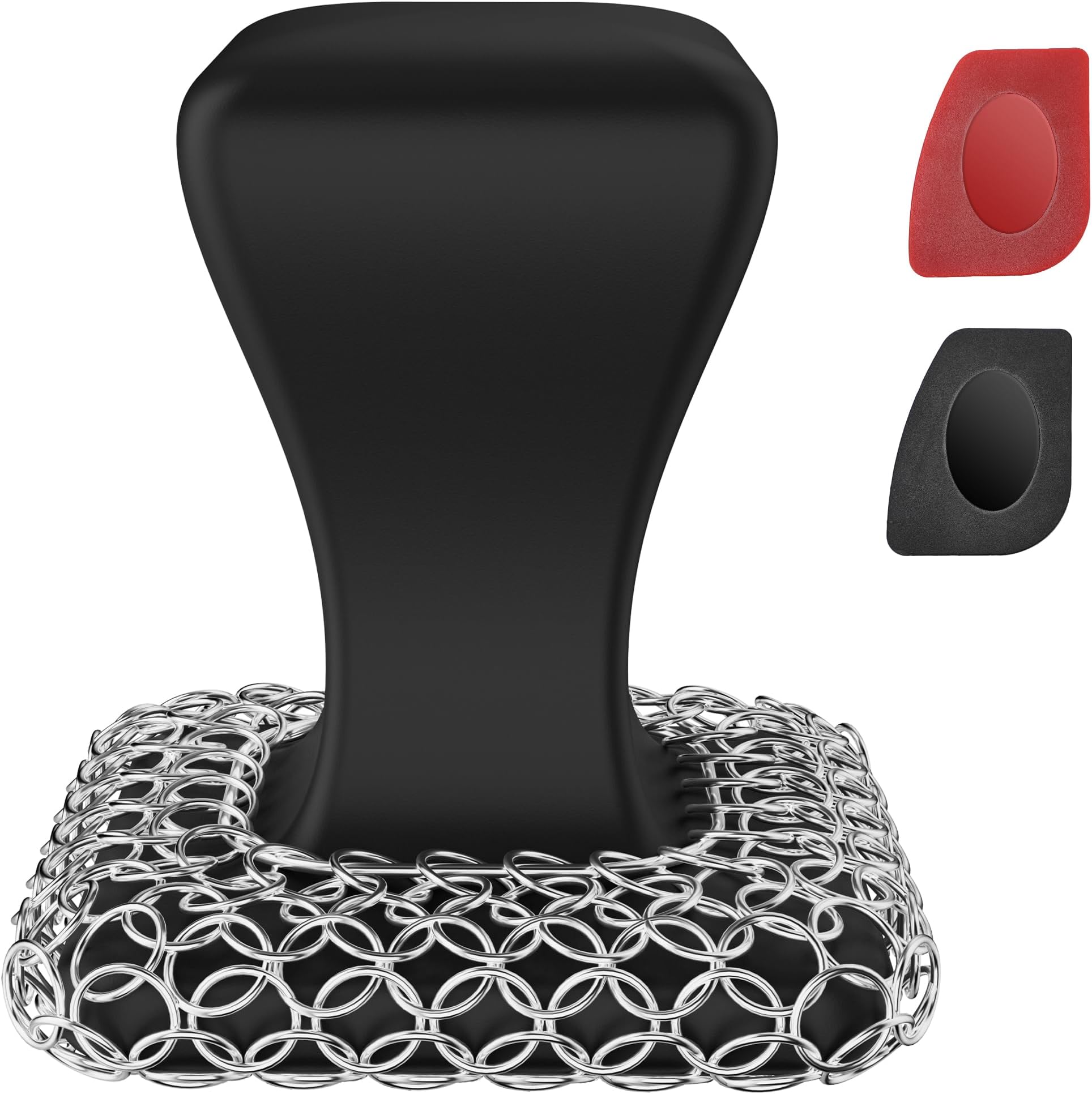Amazon.com: 316 Upgraded Chainmail Scrubber with Silicone Handle Cast ...