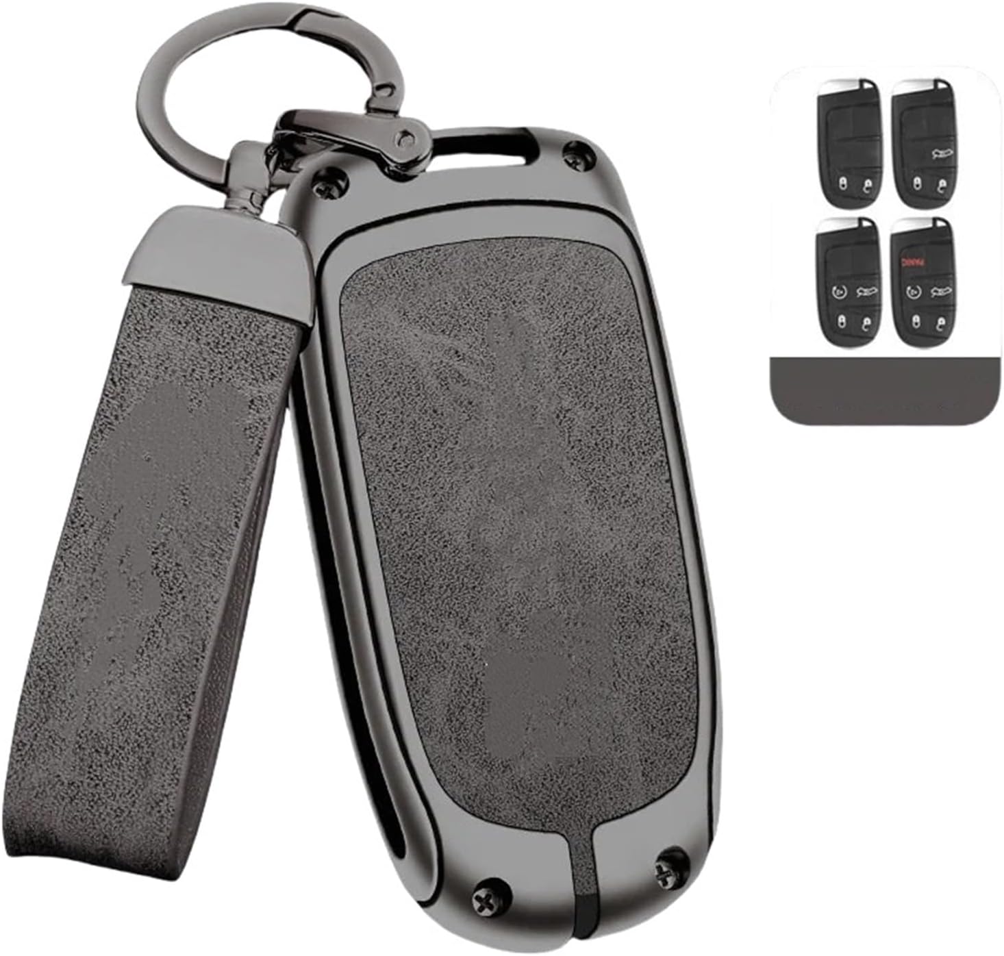 Amazon.com: Zinc Alloy Car Smart Remote Control Key Case Cover ...