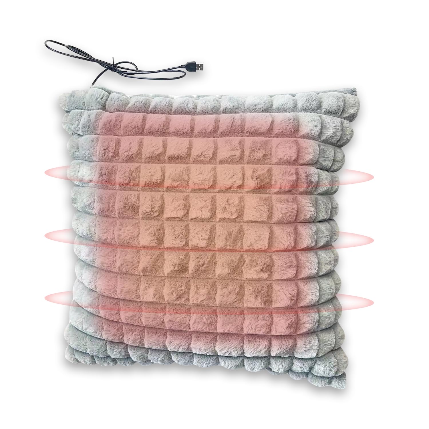 1 x RAW Customer Returns Heated Cushion USB Heating Pad Chair Sofa Thr ...