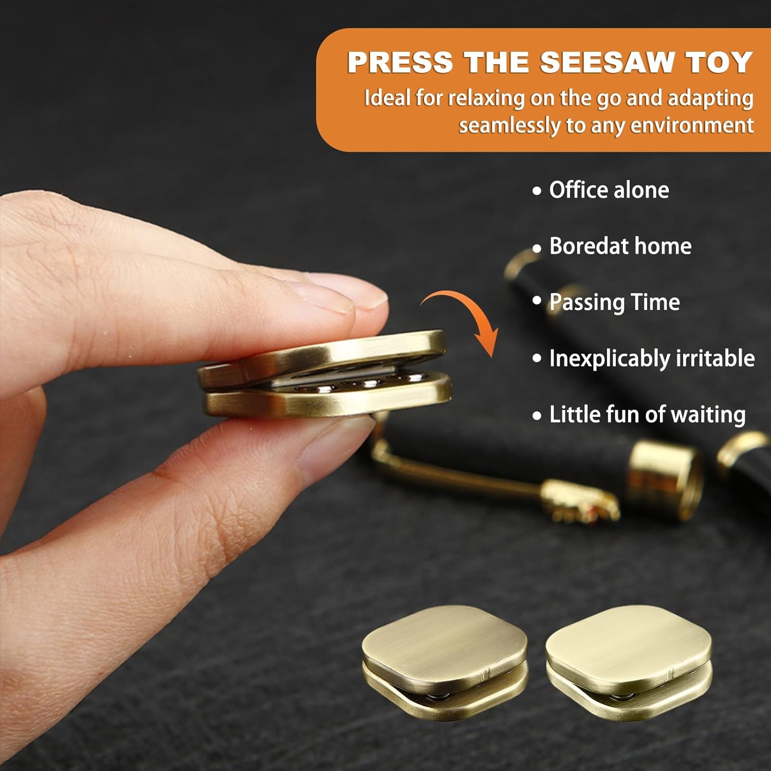 Adults See-Saw Fidget Toys, 1 Pack Metal Magnetic Philippines | Ubuy