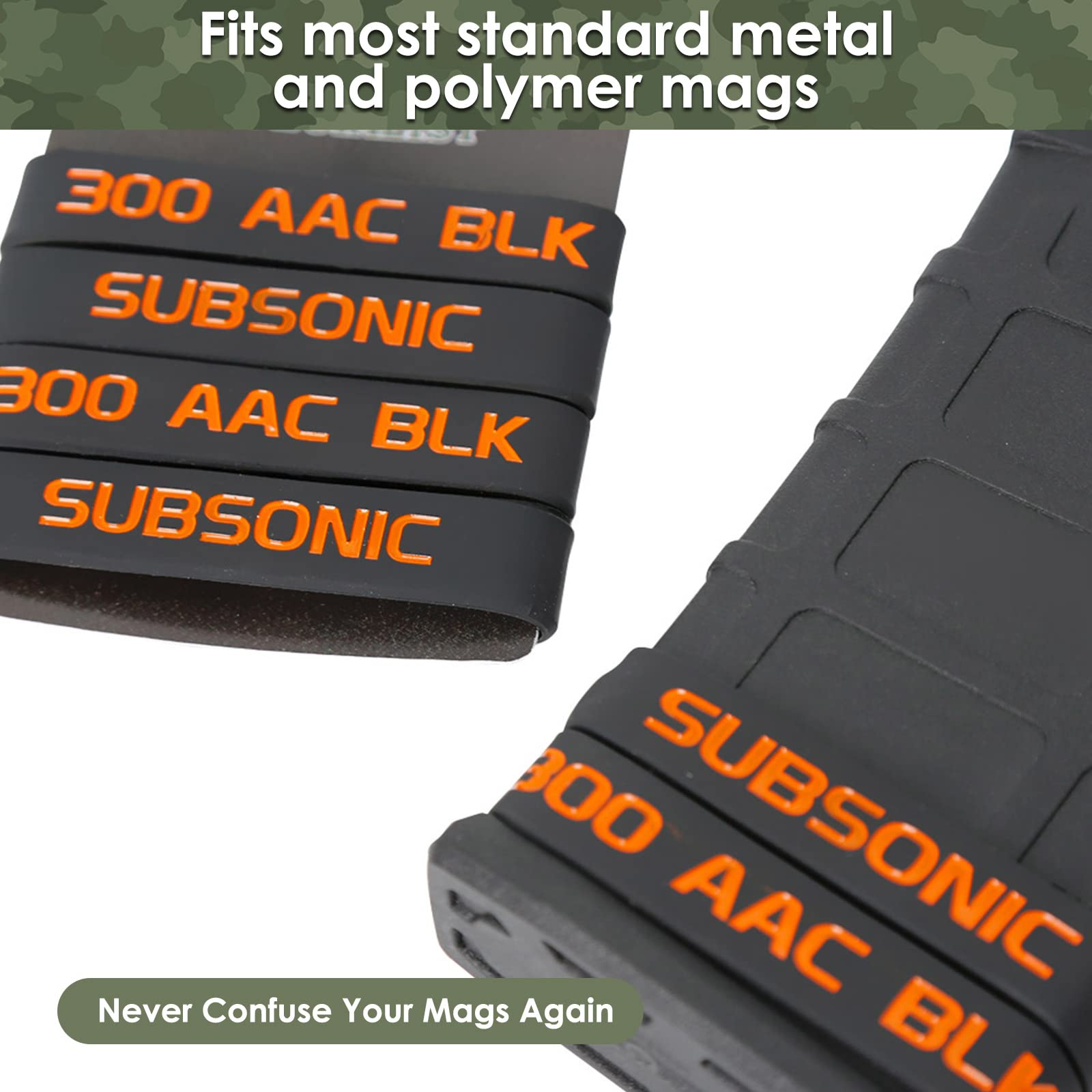 Snapklik.com : Aolamegs 300 Blackout Subsonic Magazine Marking Band, 6 ...