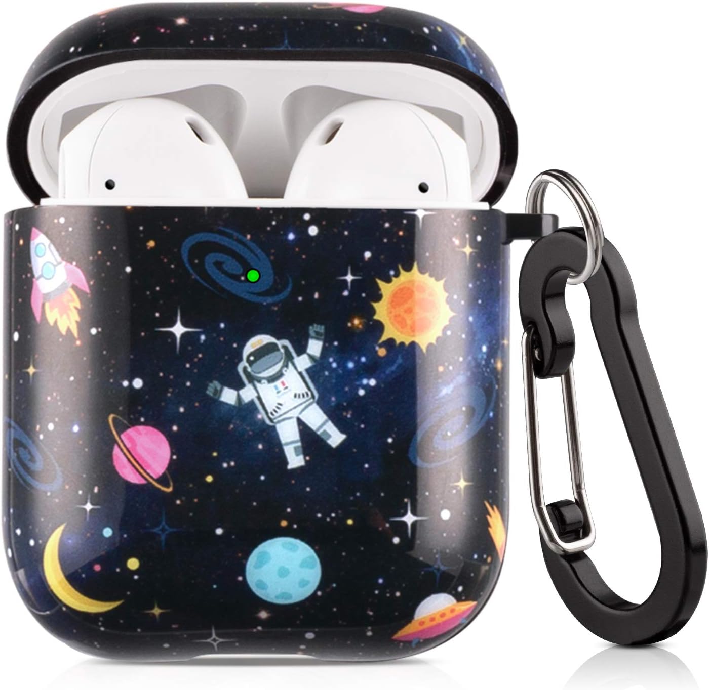 Amazon.com: AirPods Case 2nd/1st Generation, Lokigo Protective Space ...