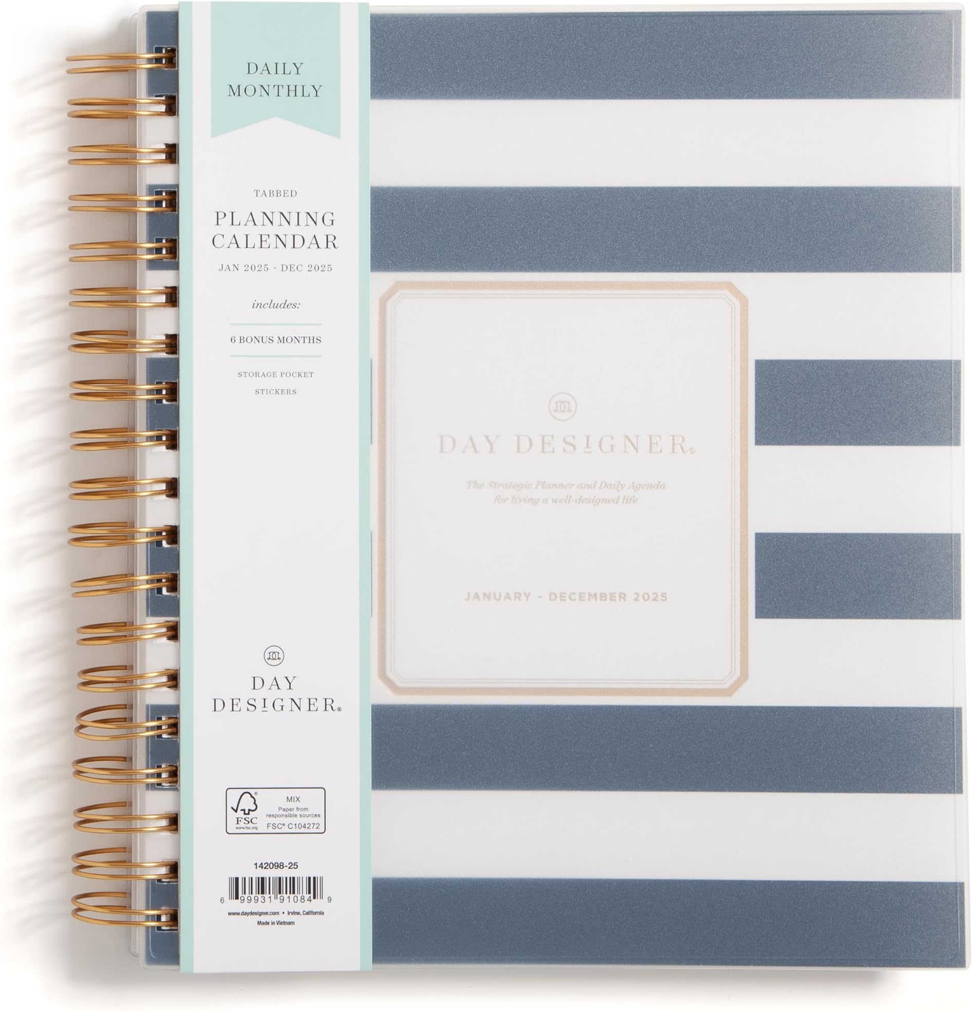 Amazon.com : Day Designer 2025-2026 Daily Planner – Premium Planner for ...