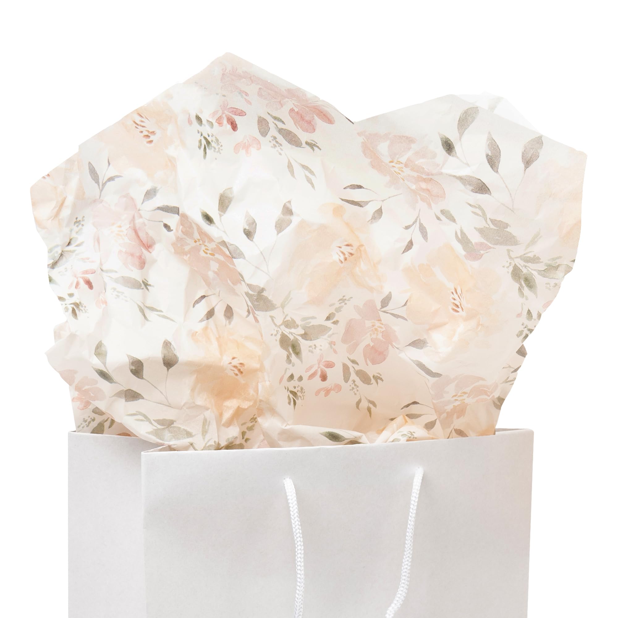 Amazon.com: Itsy Belle Studio Floral Stuffing Paper - White and Pink ...