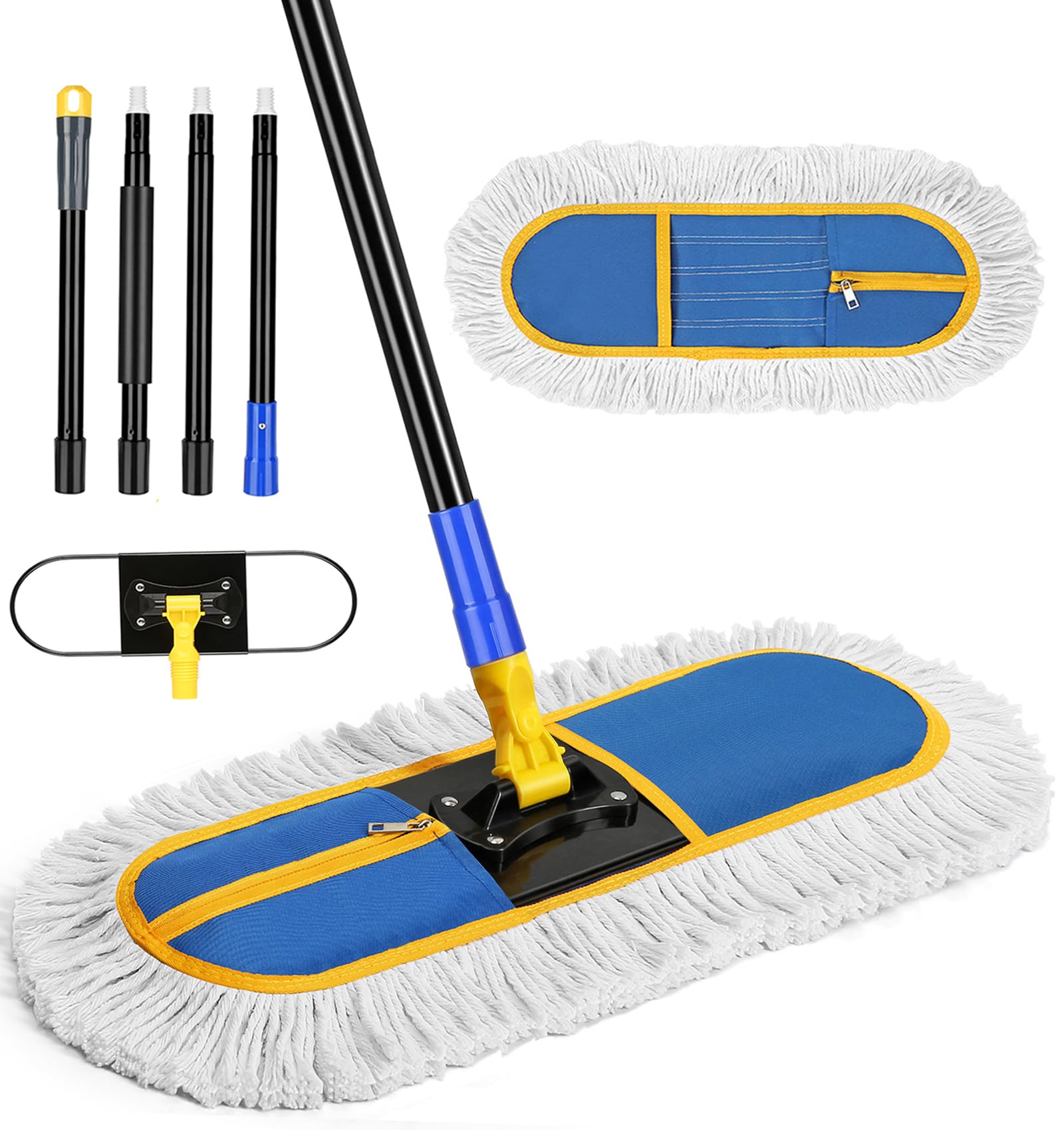 5 Best Broom For Wood Floors | 24-Inch Wide Head Saves Time