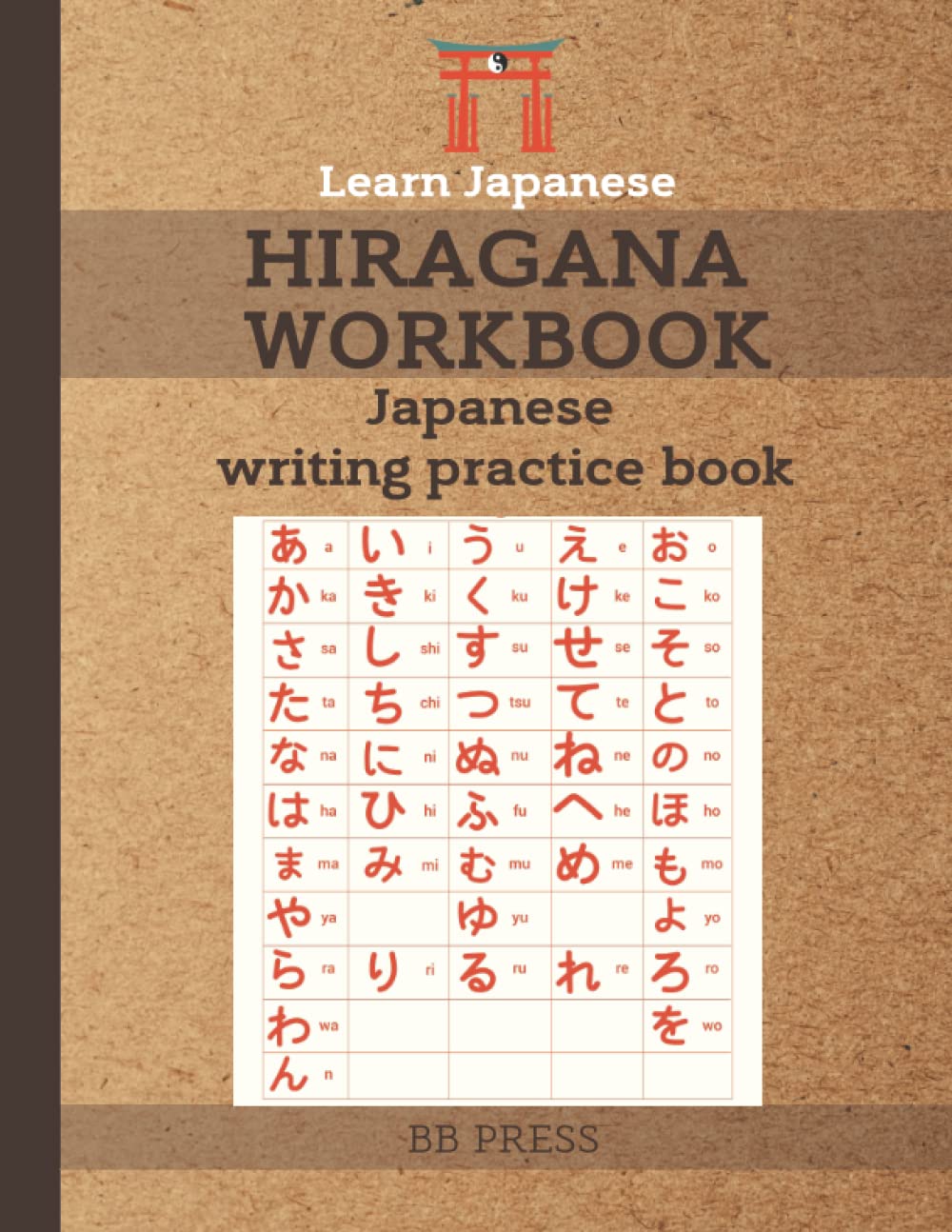 Buy Learn Japanese Hiragana workbook: Japanese writing practice book ...