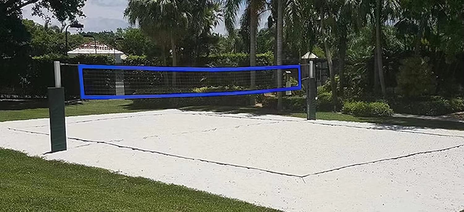 Regulation Volleyball Net Outdoor/Indoor with Aircraft Steel Cable Top ...