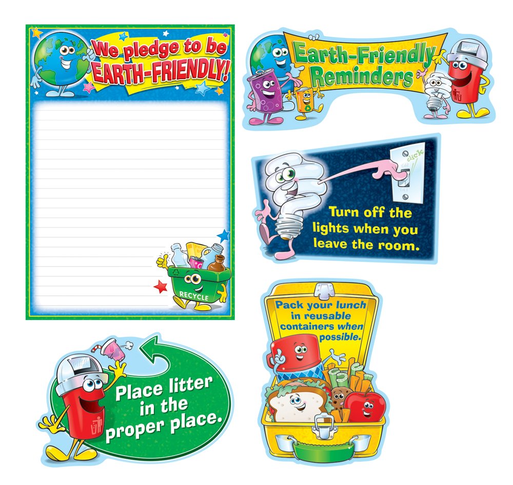 Earth-Friendly Reminders Bulletin Board Set : Carson-Dellosa Publishing ...