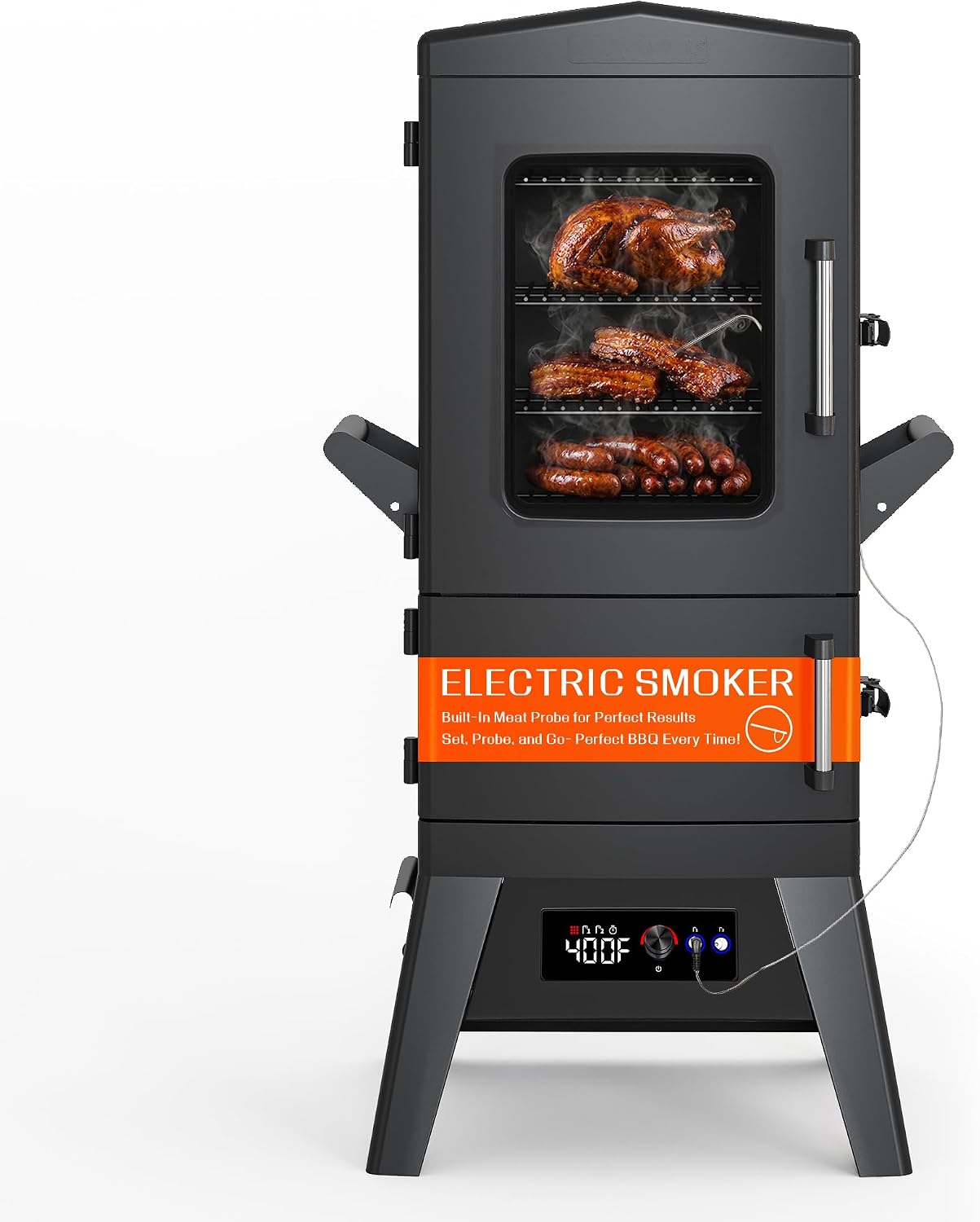 Amazon.com: Electric Smoker 40 Inch Vertical Smoker with Meat Probe ...