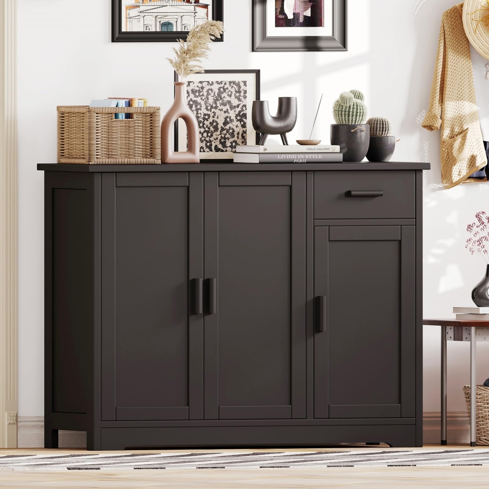 Snapklik.com : Irontar Kitchen Storage Cabinet, Sideboard Buffet Cabinet
