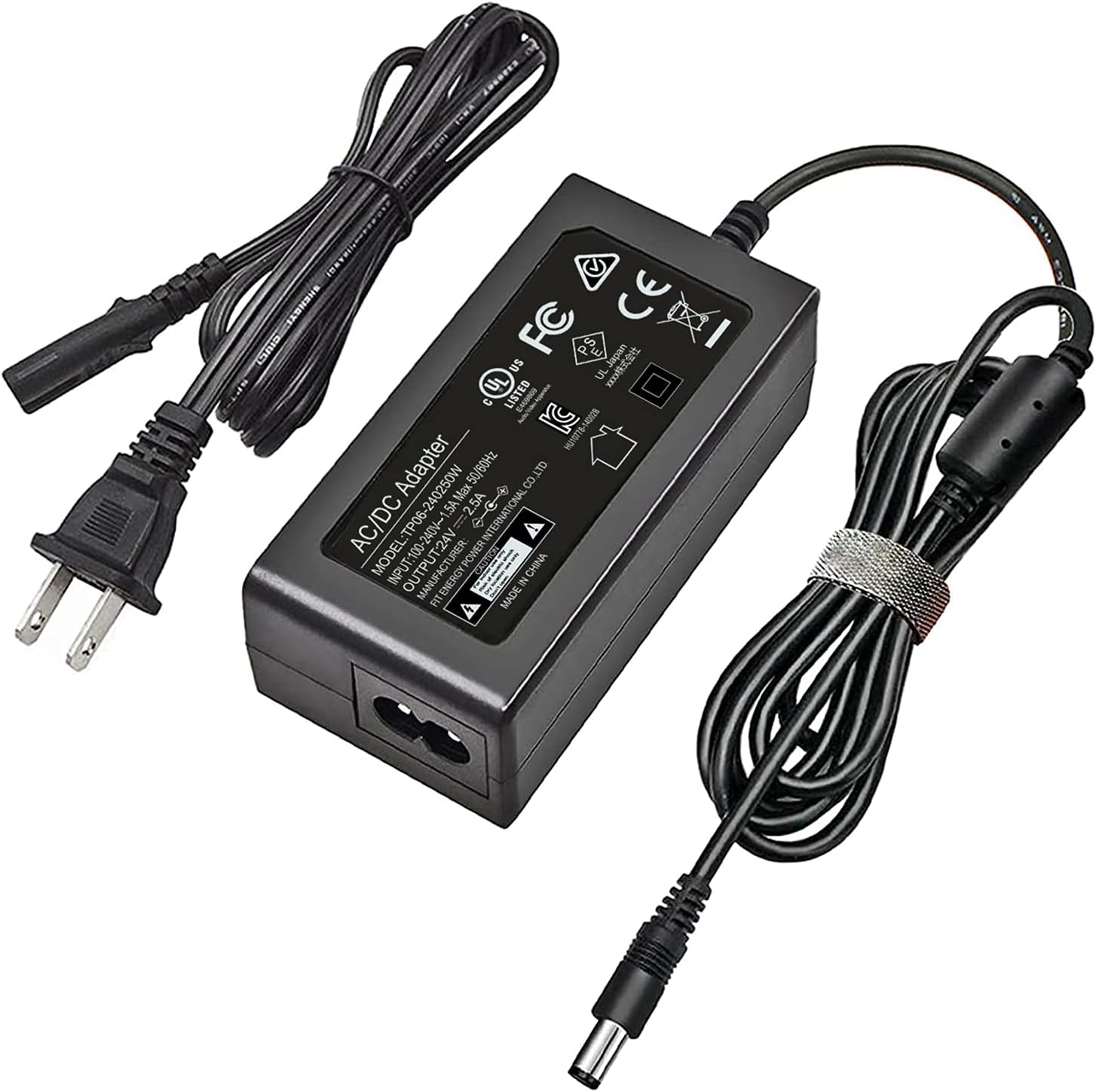 Amazon.com: UL Listed 24V AC/DC Adapter Charger Power Cord for Fujitsu ...