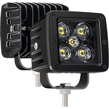 Amazon.com: OFFROADTOWN LED Cubes, 2PCS 3 Inch 100W LED Pods Spot Beam ...