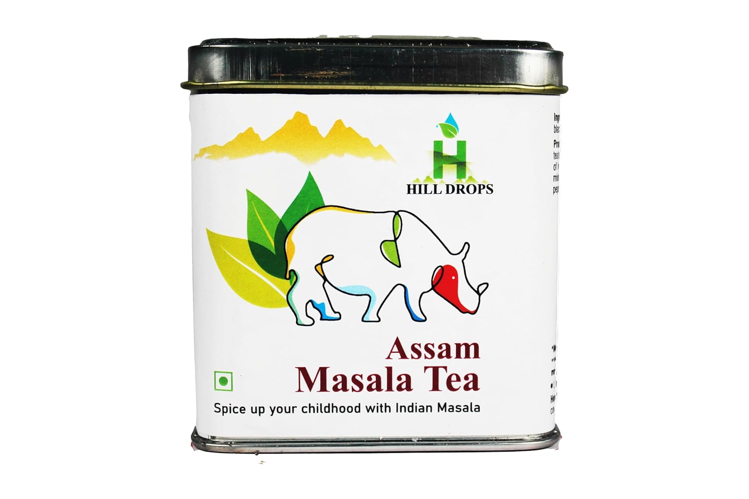 Hill Drops Assam Masala Tea | Hand-Blended Spices | Cinnamon, Clove ...