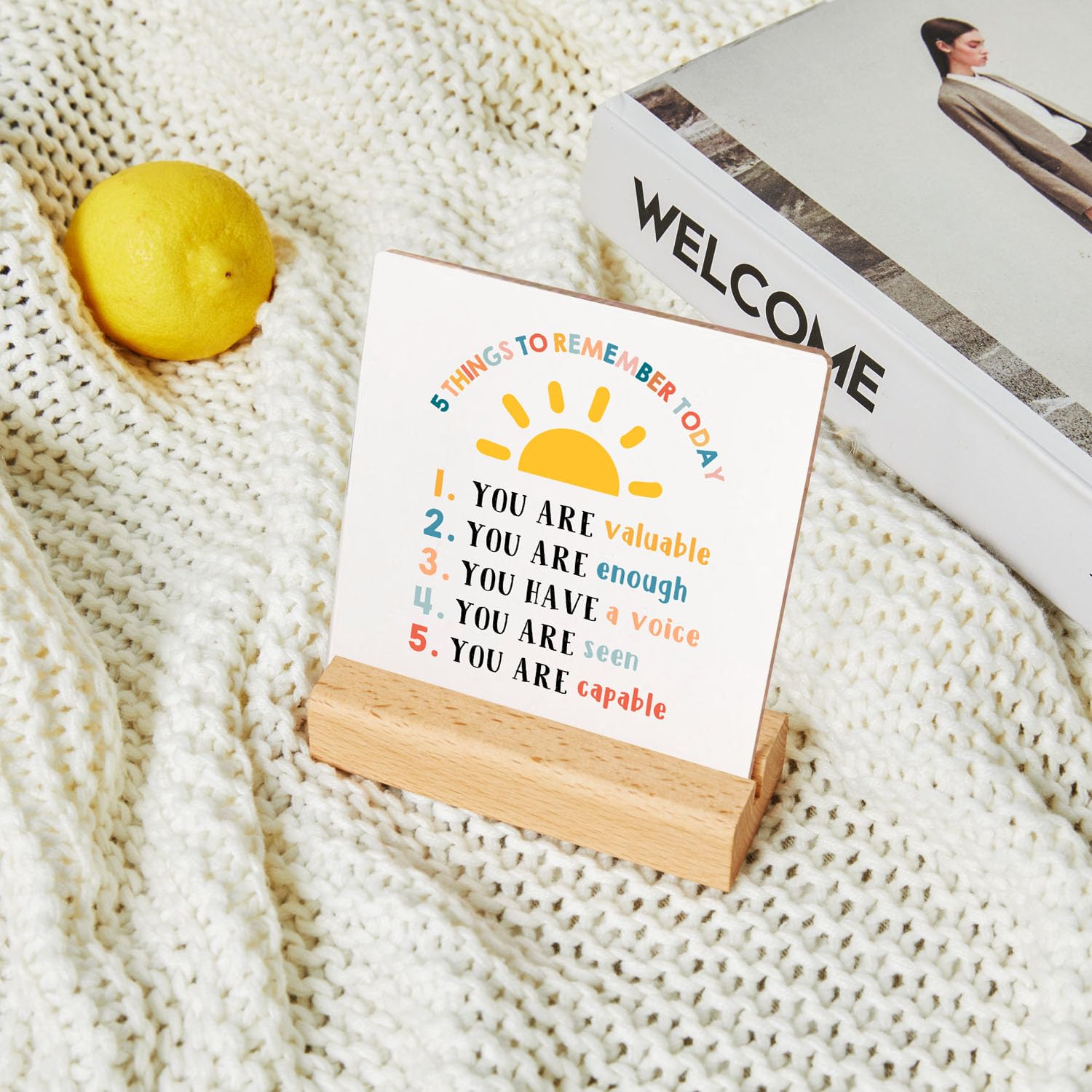 Snapklik.com : Mental Health Desk Decor Sign, Mental Health Gifts For ...
