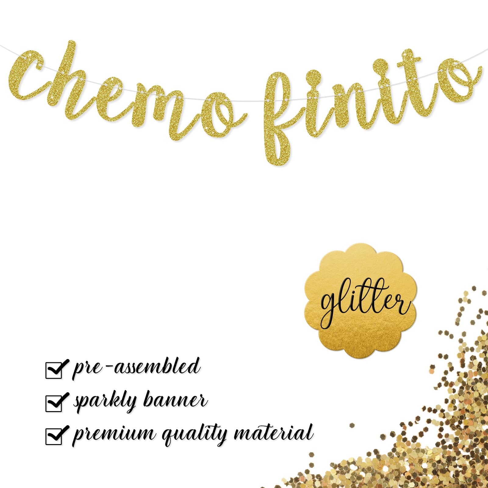 Snapklik.com : Chemo Finito Banner, Cancer Survivor Party Decorations ...