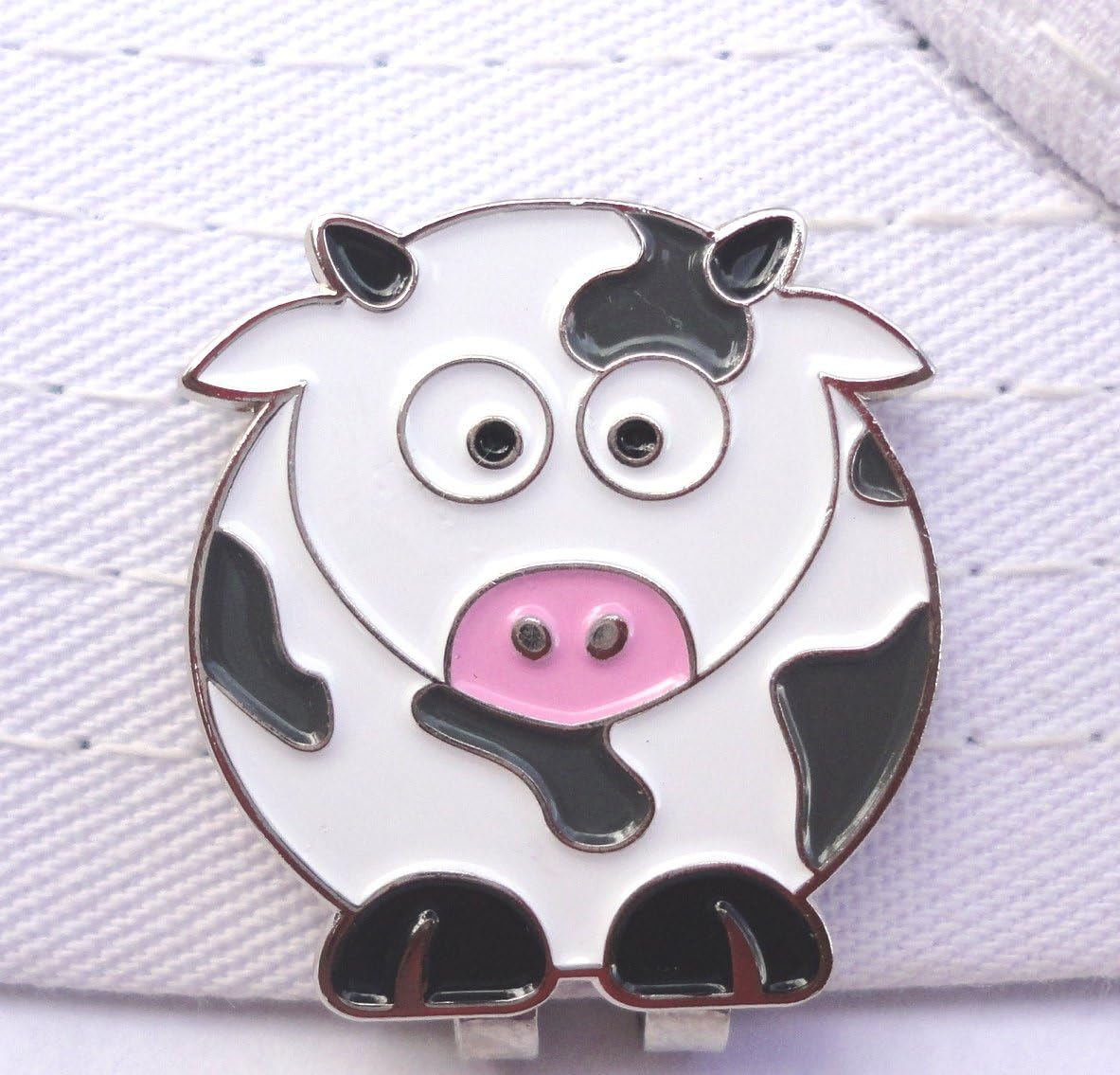Amazon.com : Cow Golf Ball Marker with Hat Clip : Sports & Outdoors