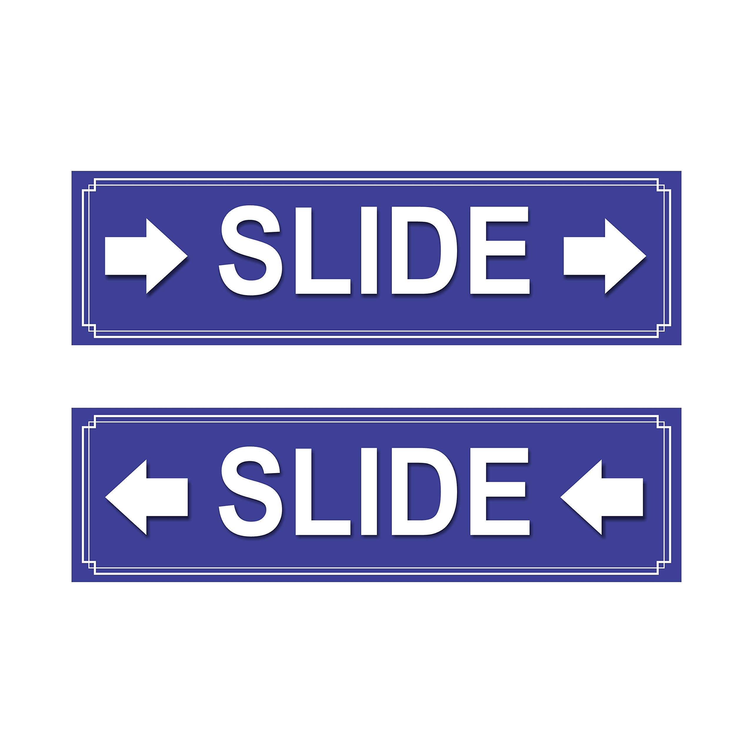 Anne Print Solutions® Slide Stickers 4 Right 4 Left for Gate | Door ...