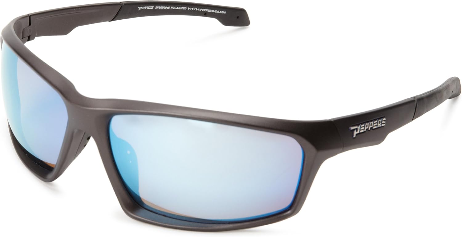 Amazon.com: Peppers unisex adult Trigger Sunglasses, Matte Grey, One ...