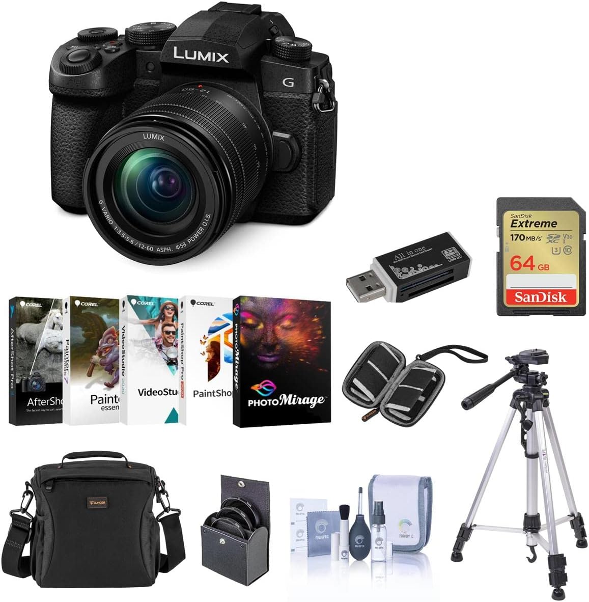Amazon.com: Panasonic LUMIX G95 Mirrorless Camera with LUMIX G Vario 12 ...