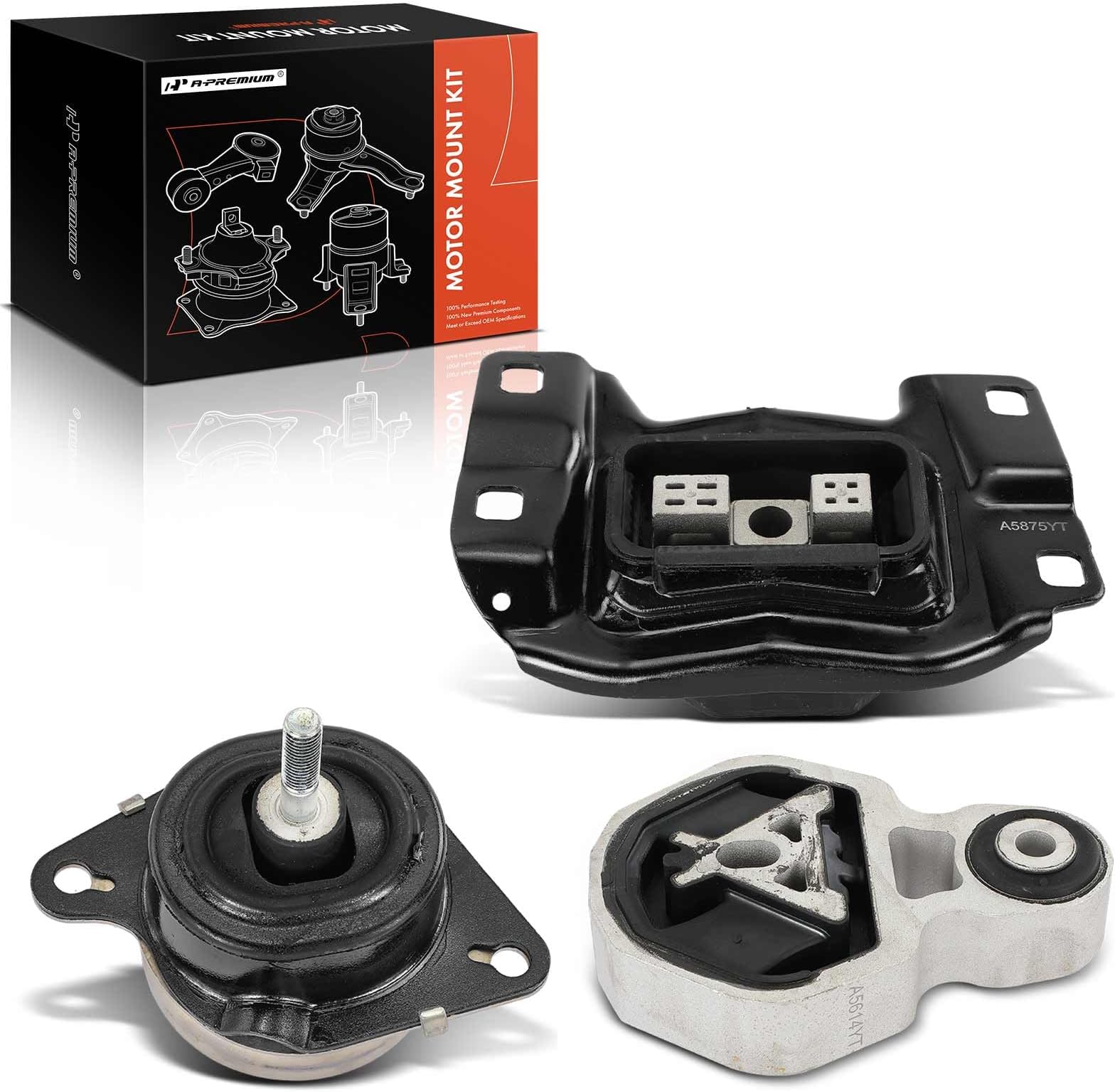 Amazon.com: A-Premium 3PCS Engine Motor Mount Transmission Mount and ...