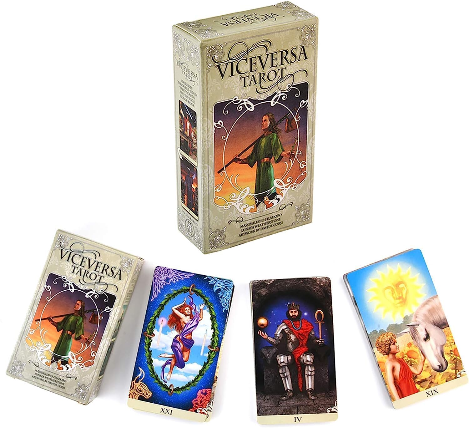 Buy PRIMIL Tarot Cards 78 Pieces Vice Versa Tarot Cards Decks for ...
