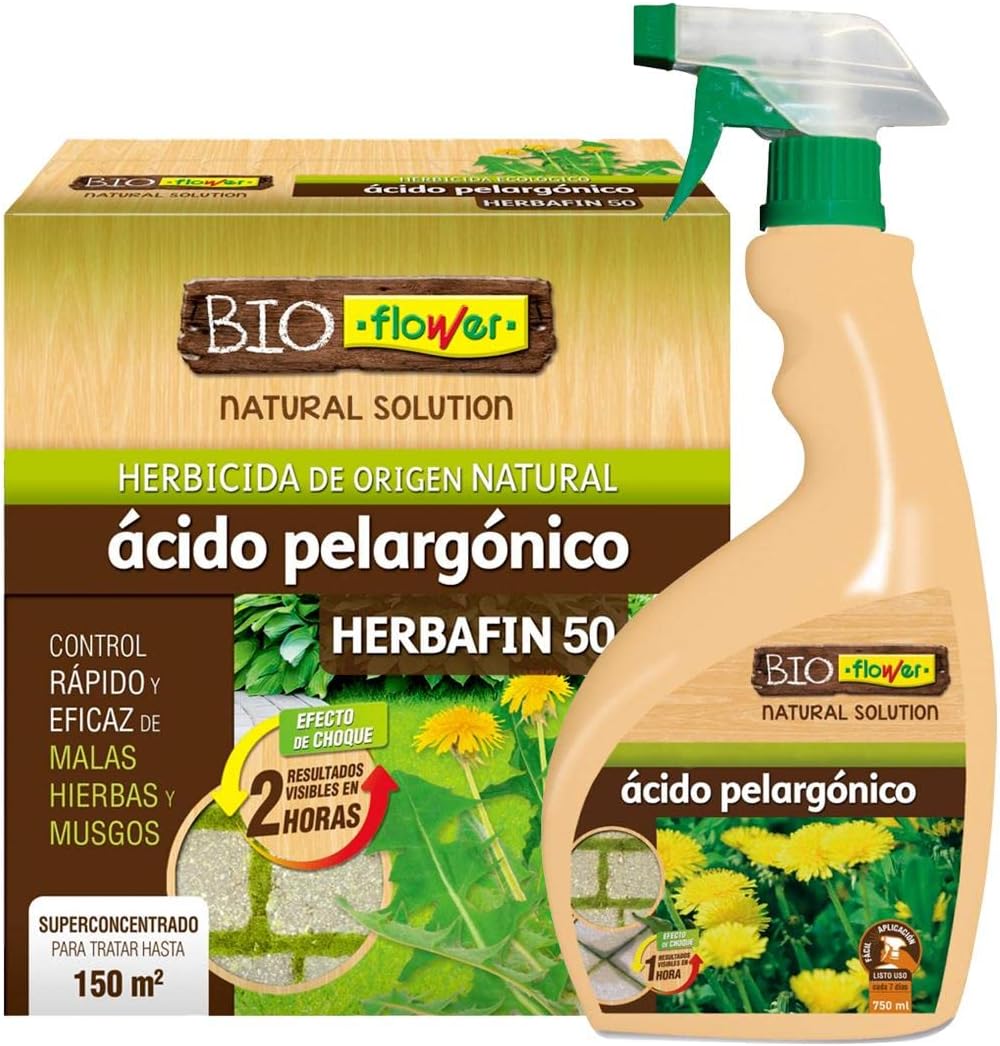 Flower - Bioflower Herbicida Ecológico 250 ml | Ácido Pelargónico ...
