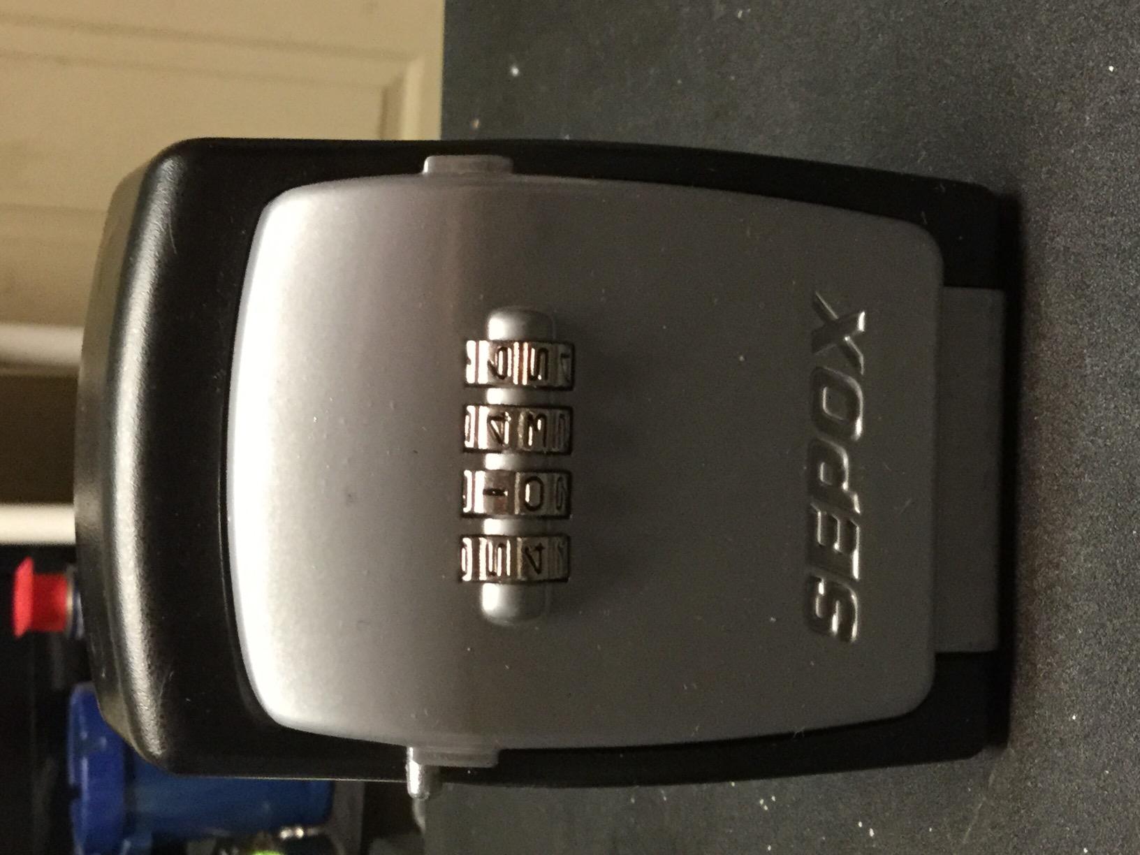 Sepox Security Lock Boxes Weatherproof Outdoor Wall Mounted key Lockbox ...