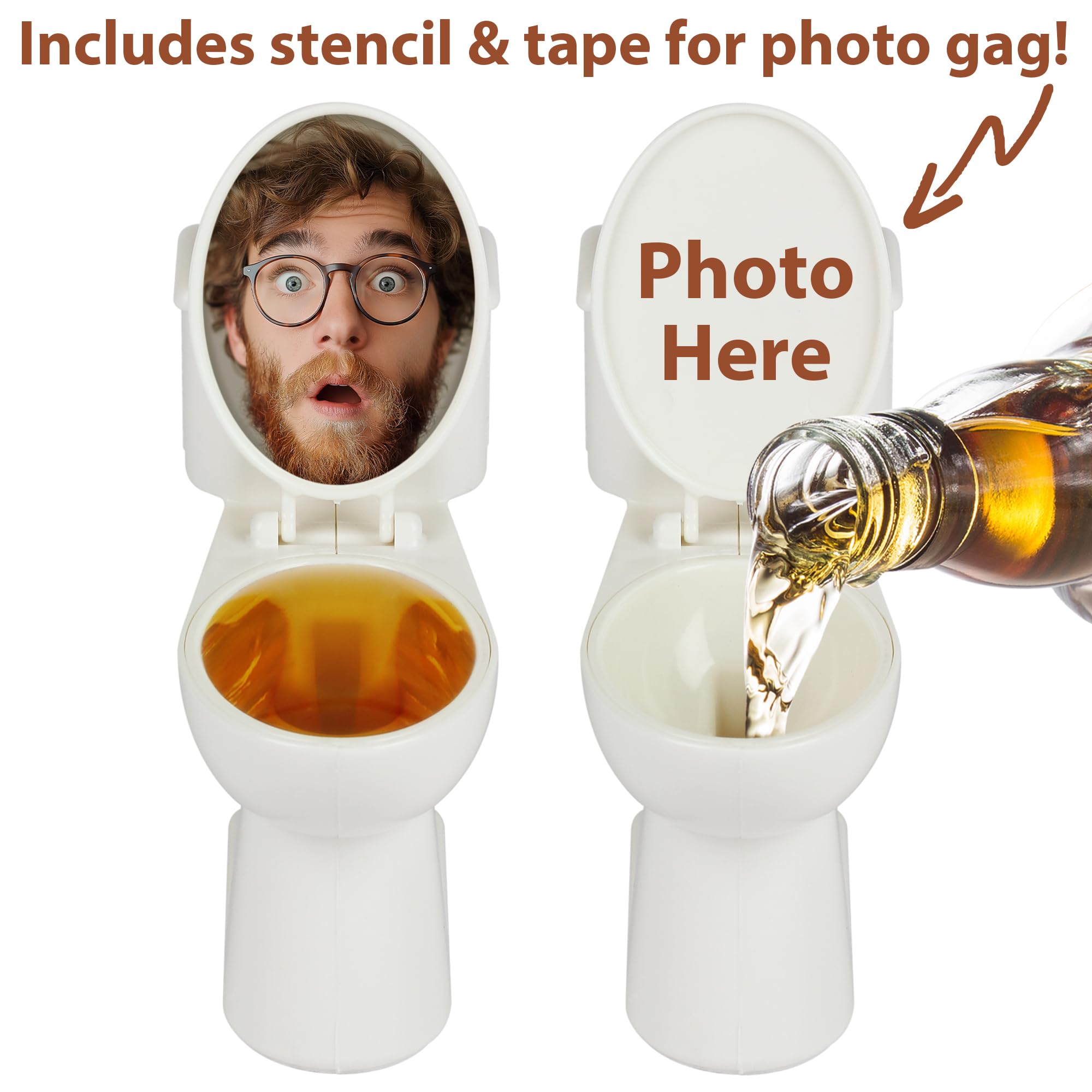 Snapklik.com : Throne Shots: Hilarious Toilet-Shaped Shot Glasses
