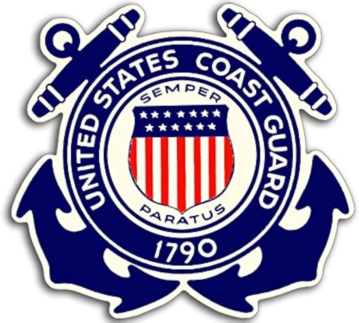 Amazon.com: Sticker USCG Coast Guard Veteran Decal United States Army ...
