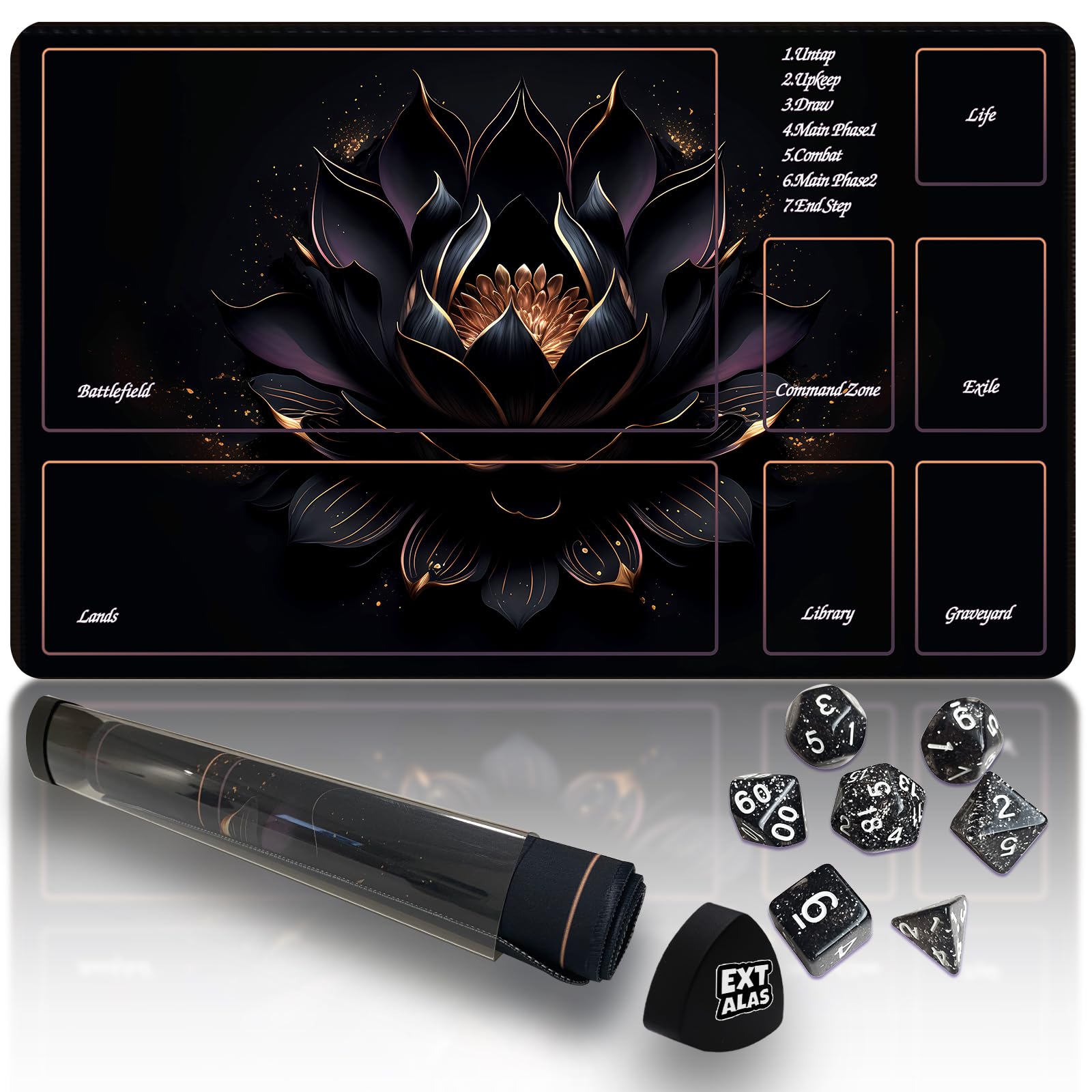 Snapklik.com : Extalas MTG Playmat TCG Playmat -Includes Storage Tube ...