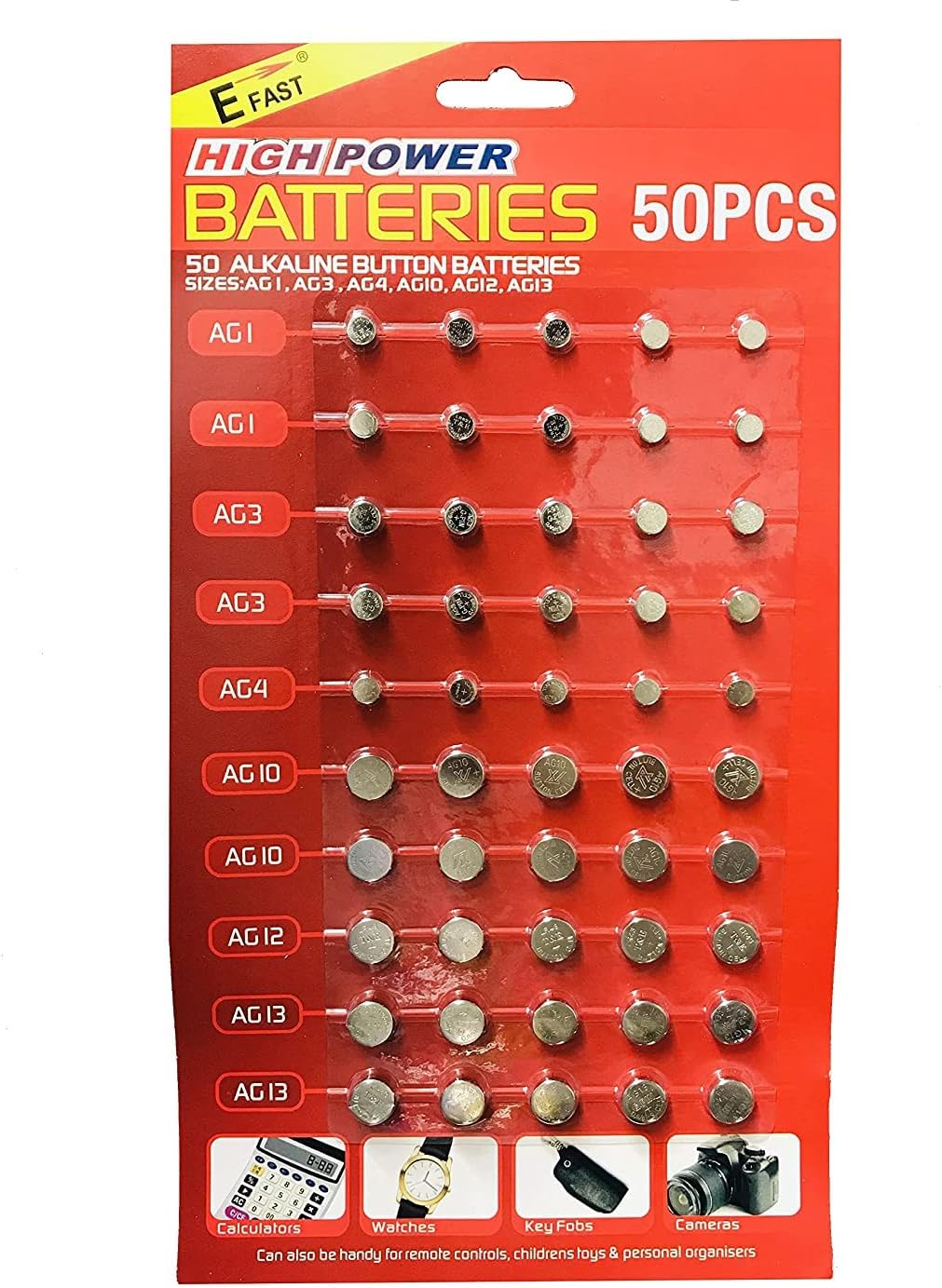 S9715 JCB Coin Cell Mix Batteries - Pack of 15: Amazon.co.uk ...