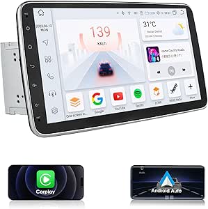 Octa Core Double Din Car Stereo Radio with Wireless Apple Carplay ...