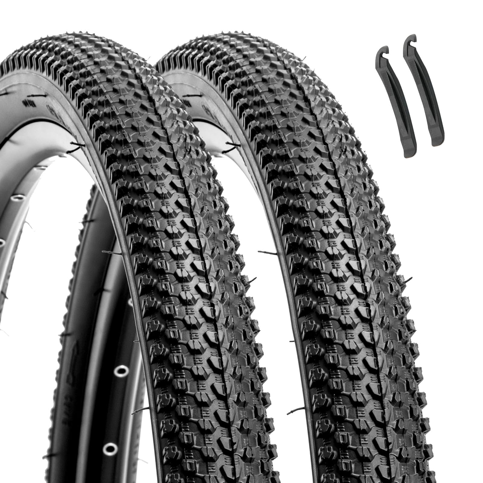 Snapklik.com : 2-Pack 26-inch Mountain Bike Tires: Hycline 26x2.125 ...