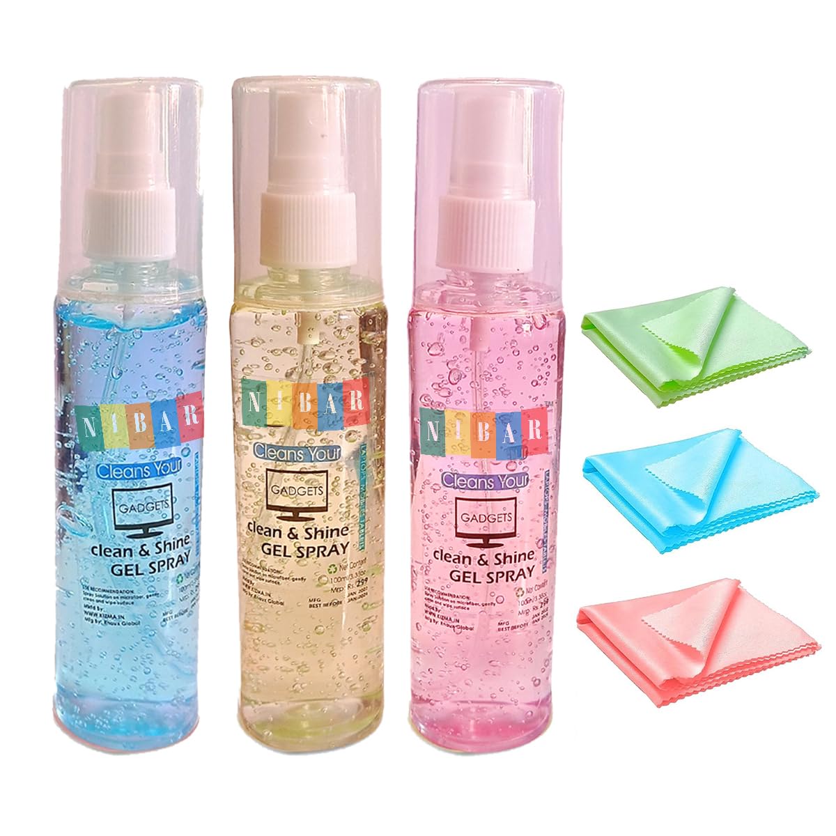 Buy NIBAR® Screen Cleaner Spray, Laptop Cleaning Kit, Gadgets Cleaning ...