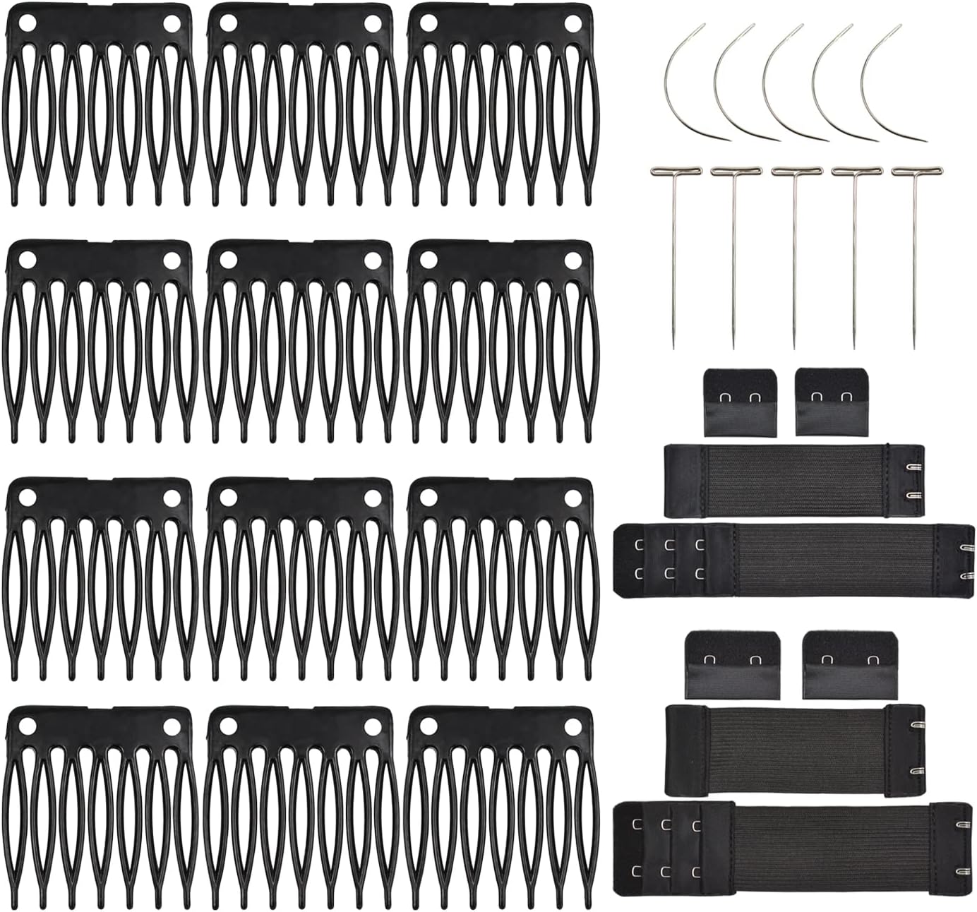 Amazon.com : 20 Pieces Wig Combs Wig Clips Wig Combs to Secure Wig 7 ...