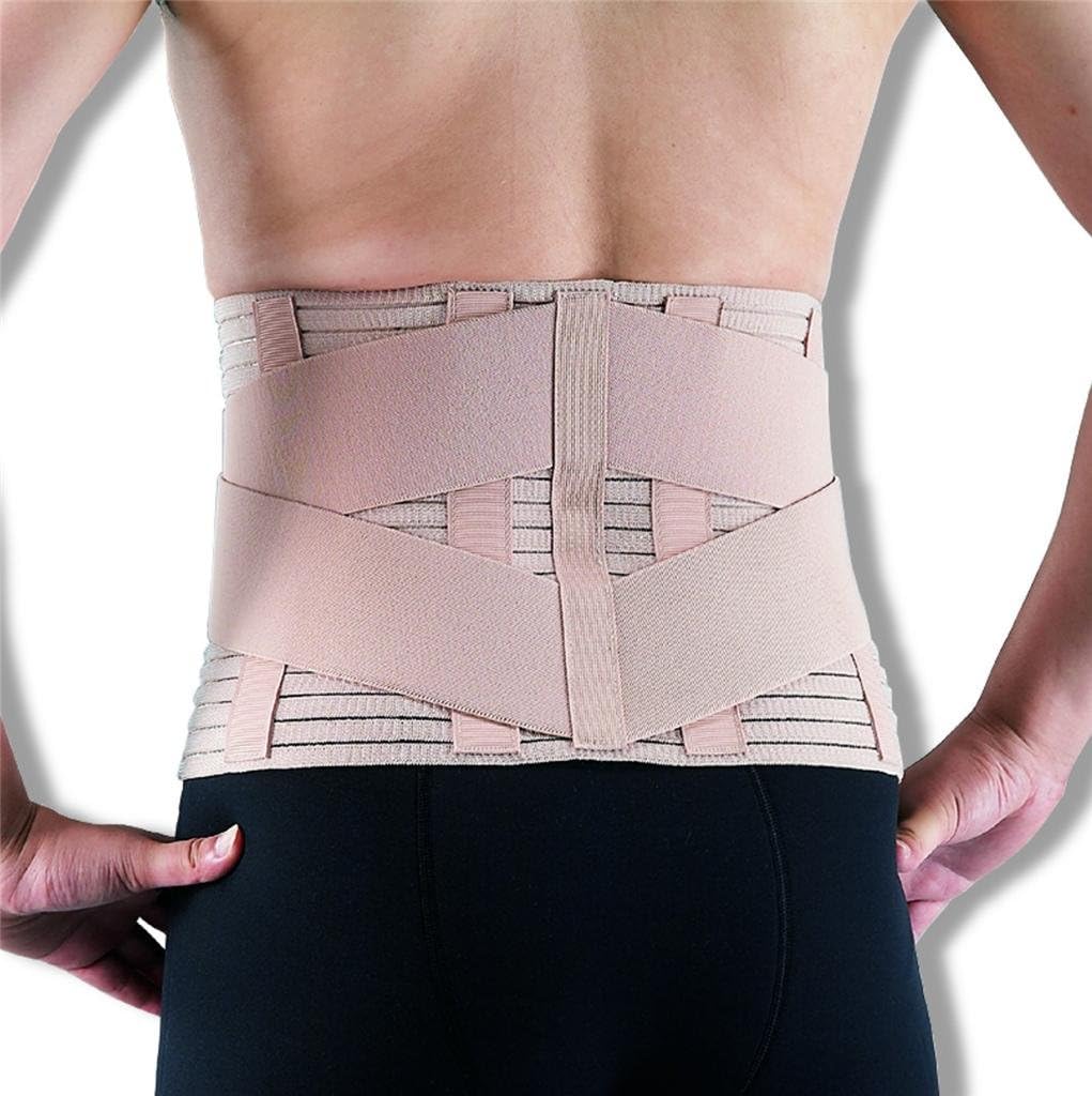 Breathable Back Support - Medical Grade - Lumbar Brace. Size: M = 32-38 ...